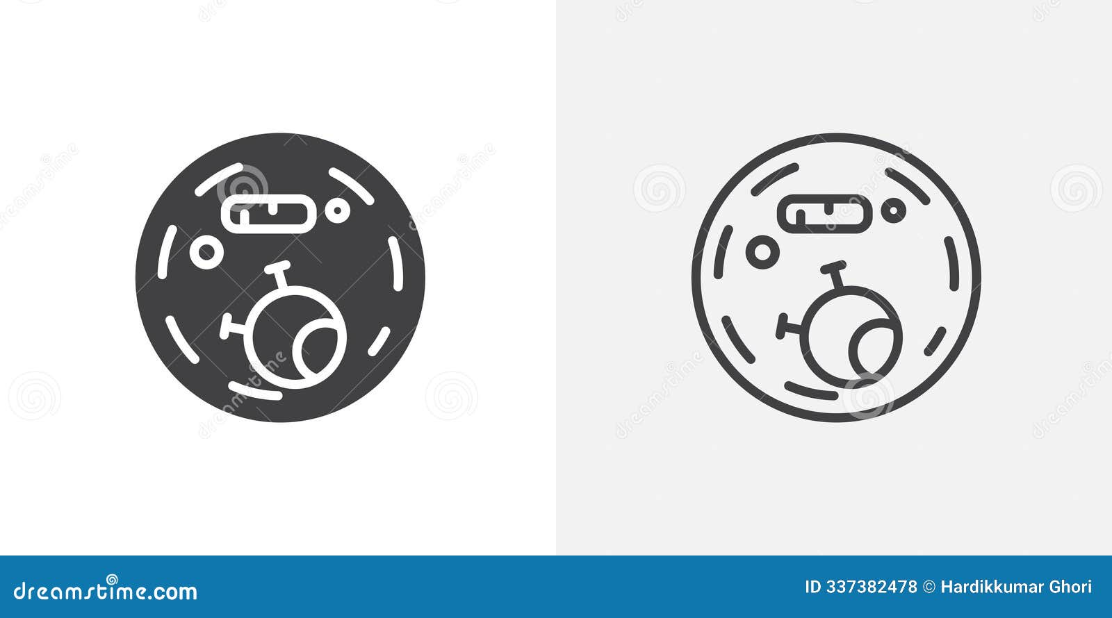 Human Cells Thin Line Vector Icon Set Stock Illustration - Illustration ...