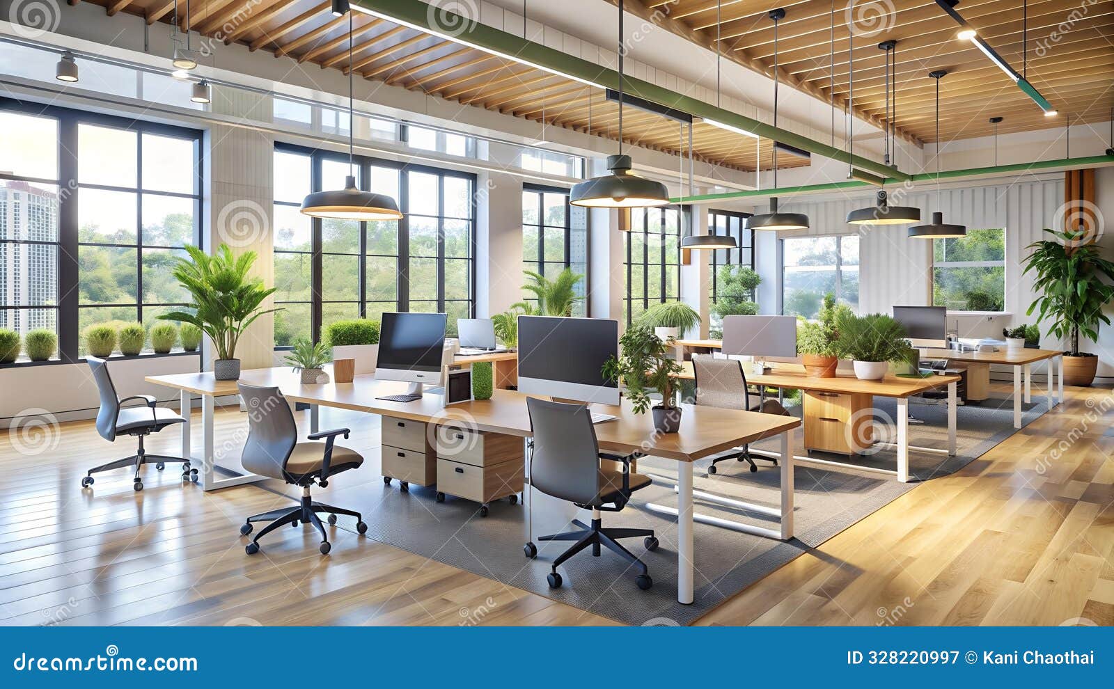 The Human-Centric Hub an Open Plan Office Designed for Well-being and ...