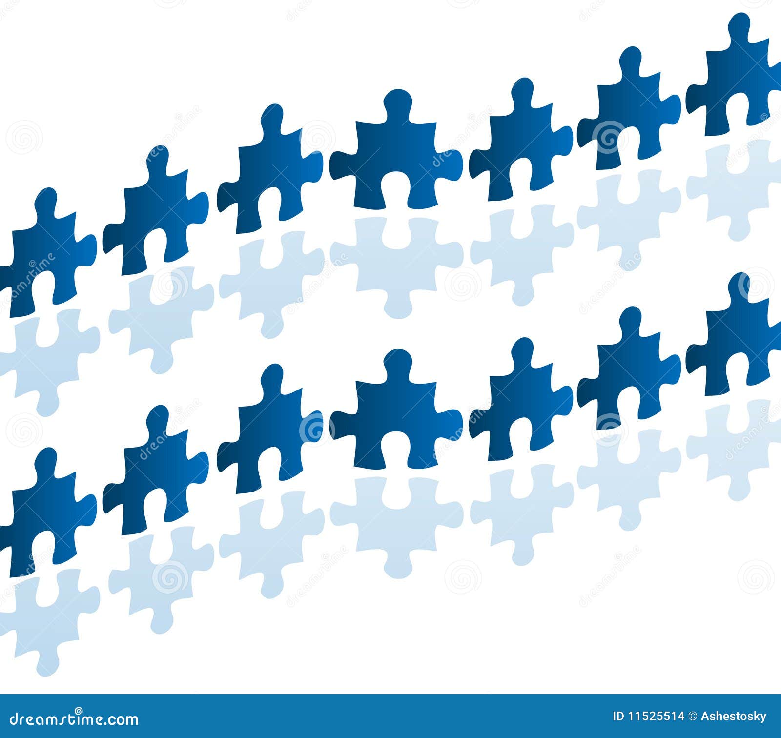 Human Chain with Jigsaw Puzzle Stock Vector - Illustration of teamwork ...