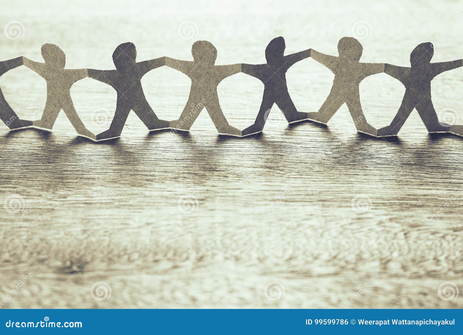 Human Chain Paper stock photo. Image of hands, relationship - 99599786