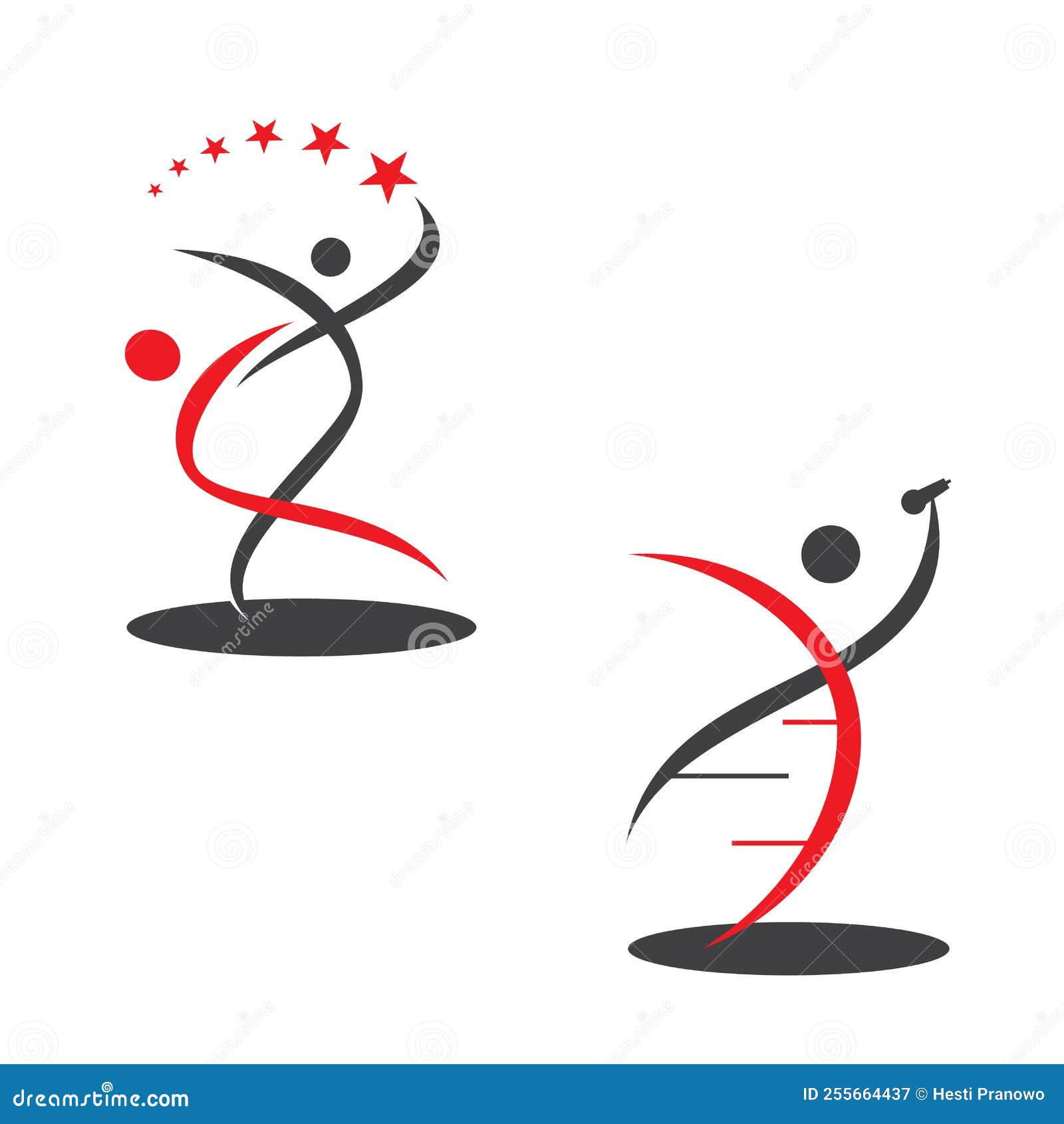 Human Character Logo Sign Illustration Vector Design Stock Vector ...