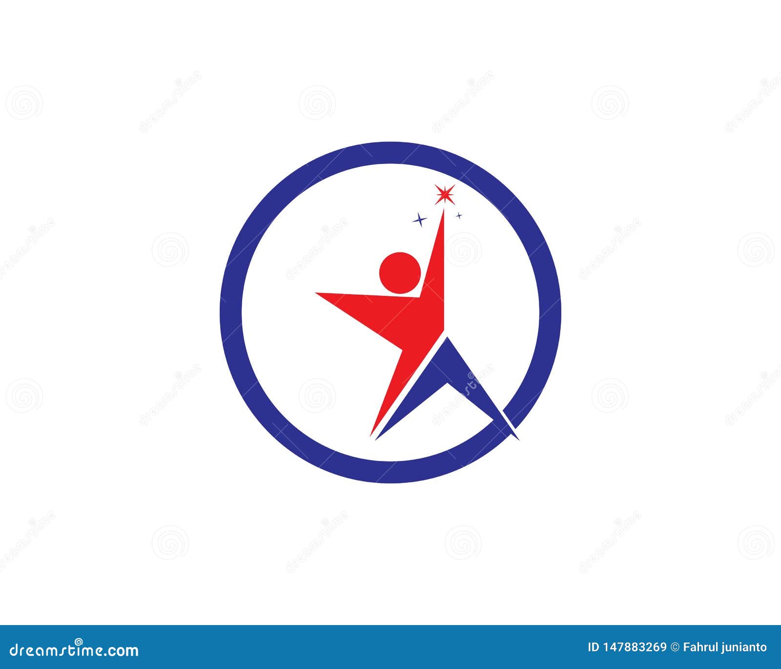 Human Character Logo Vector Illustration Stock Vector - Illustration of ...