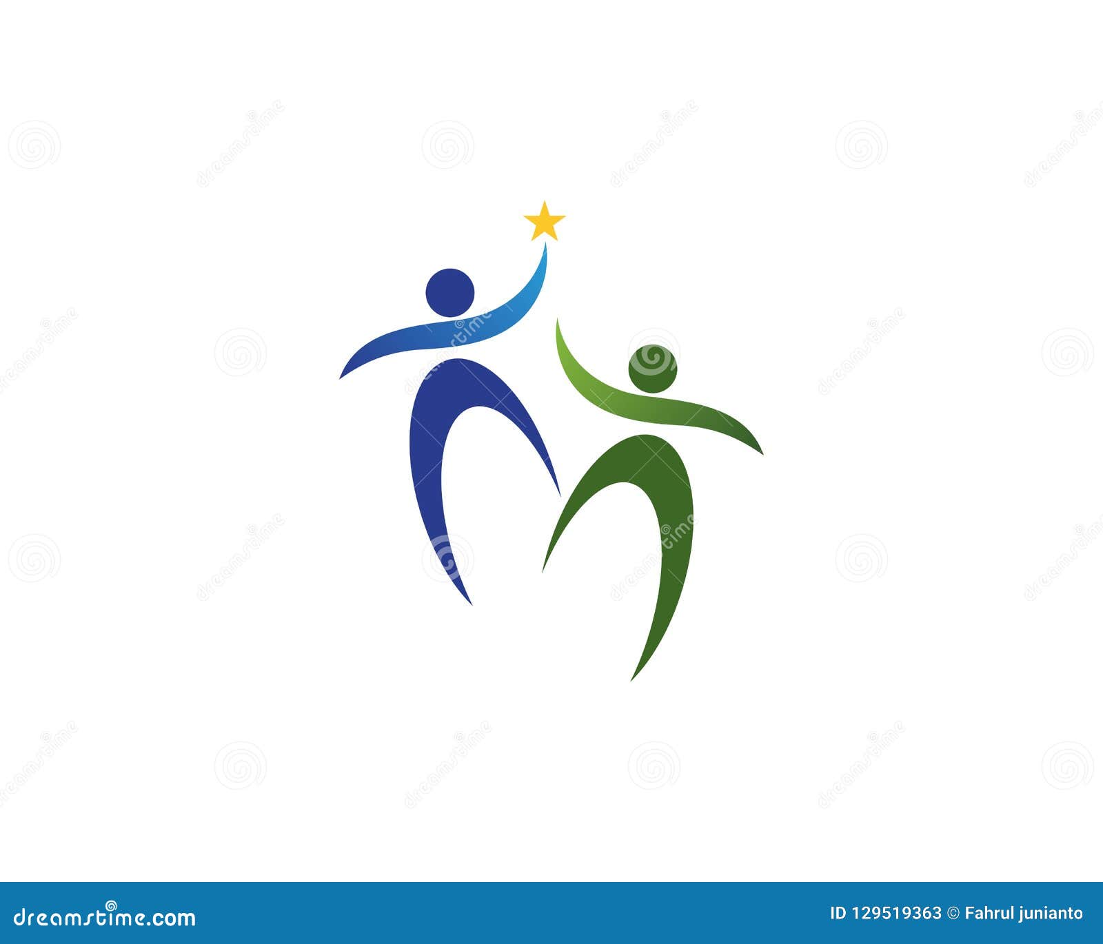 Human Character Logo Vector Template Stock Illustration - Illustration ...