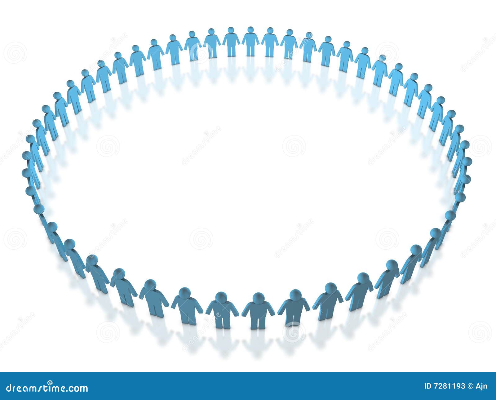 Human Circle stock illustration. Illustration of cooperation - 7281193