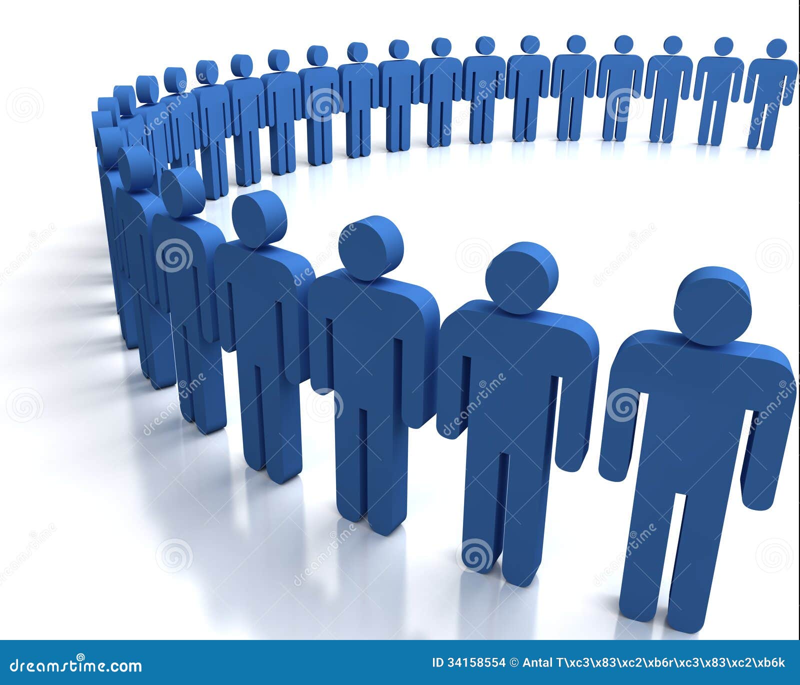 Human circle stock illustration. Illustration of cooperation - 34158554