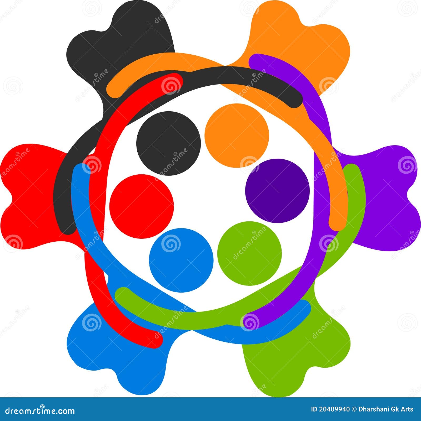 3D Human Red Circle Stock Image | CartoonDealer.com #23473393
