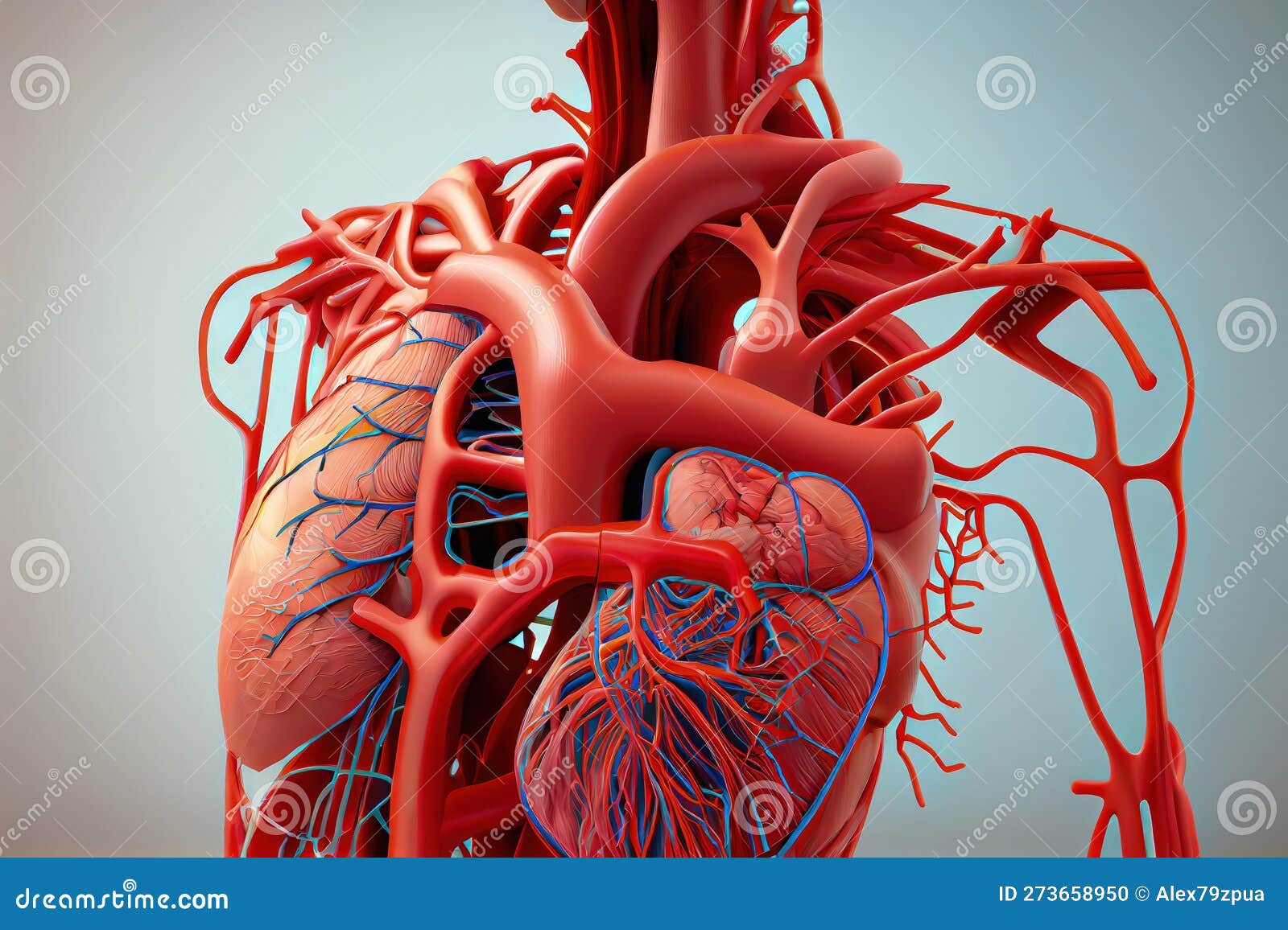 The Human Circulatory System A Detailed Anatomical Structure