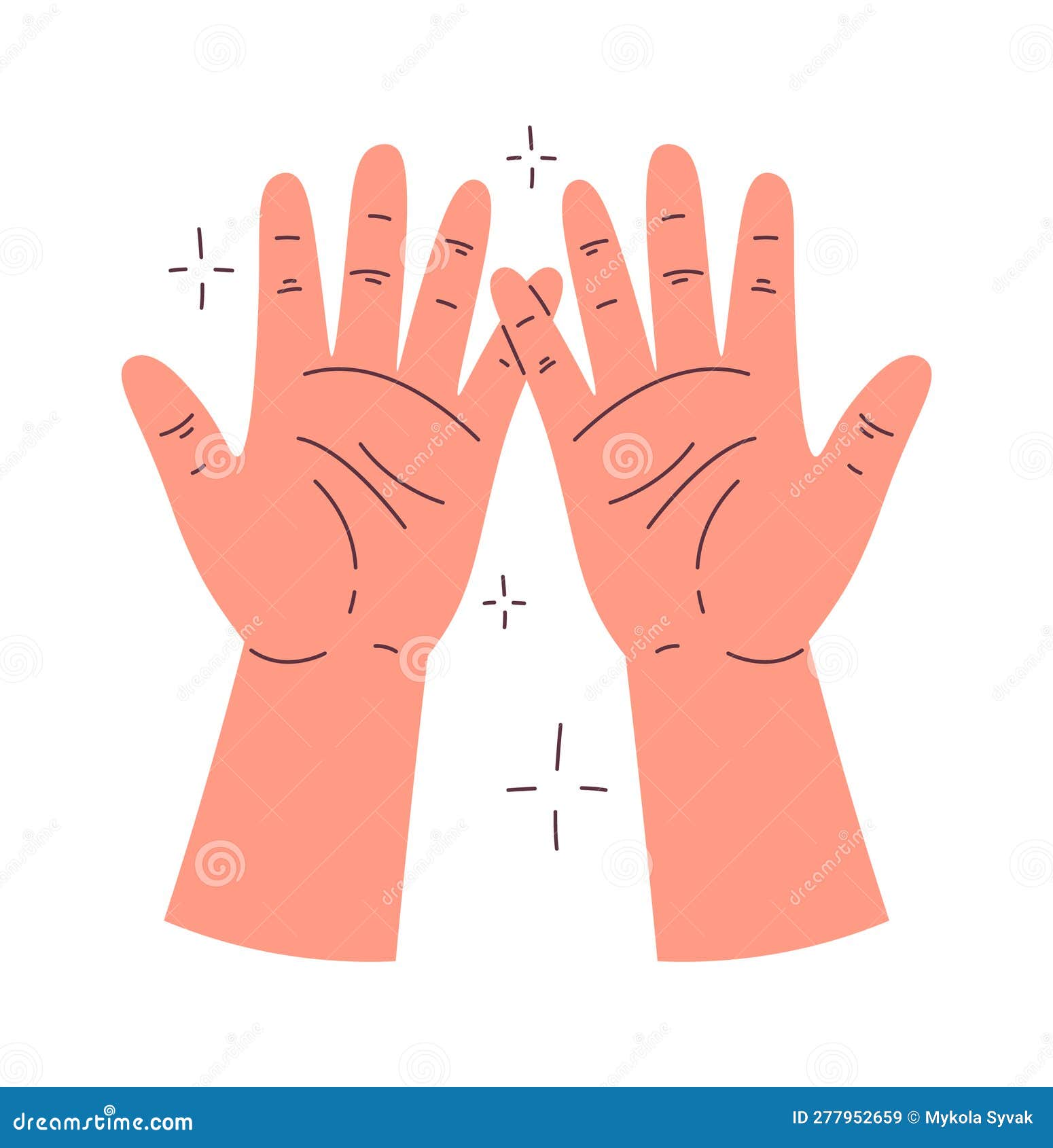 Human Clean Hands stock vector. Illustration of dirty - 277952659