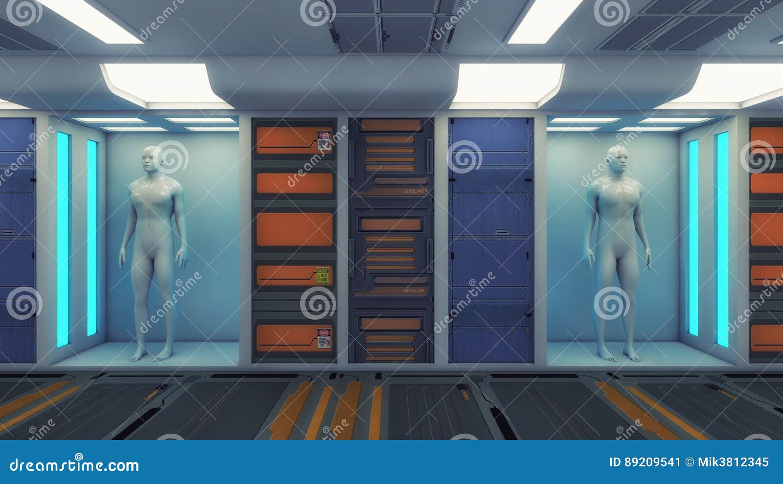Futuristic Clone Machine Royalty-Free Stock Photography | CartoonDealer ...