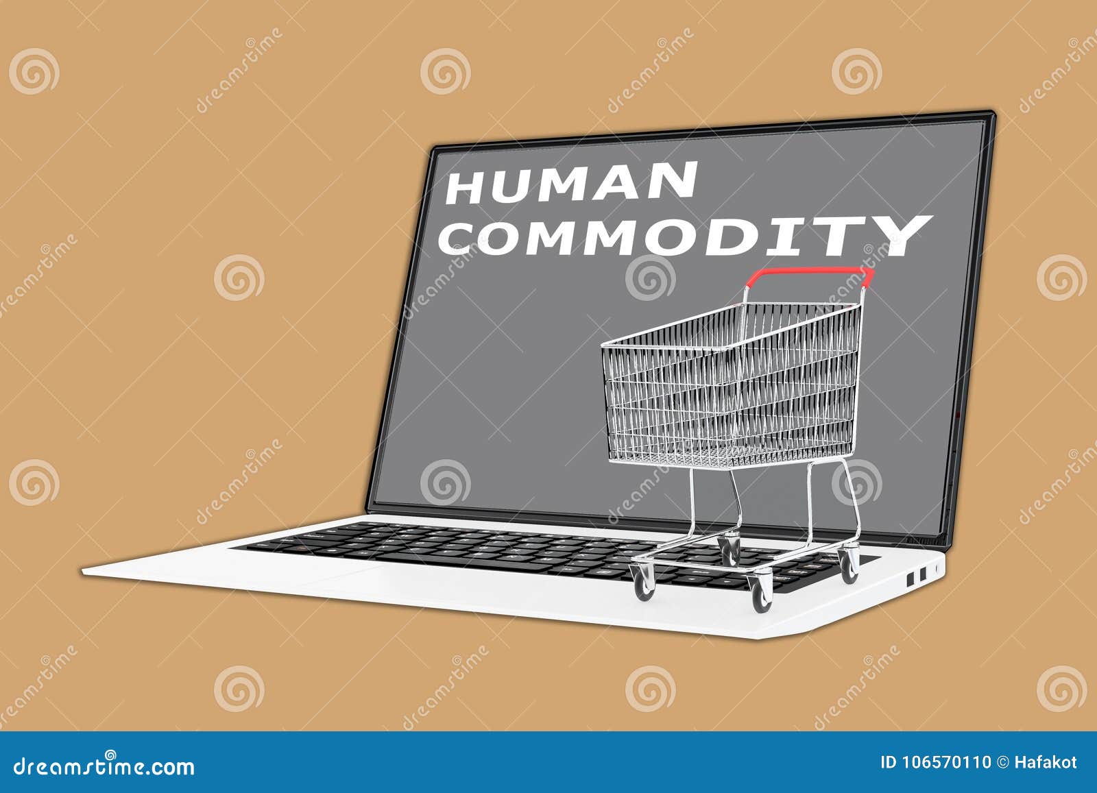 Human Commodity concept stock illustration. Illustration of person ...