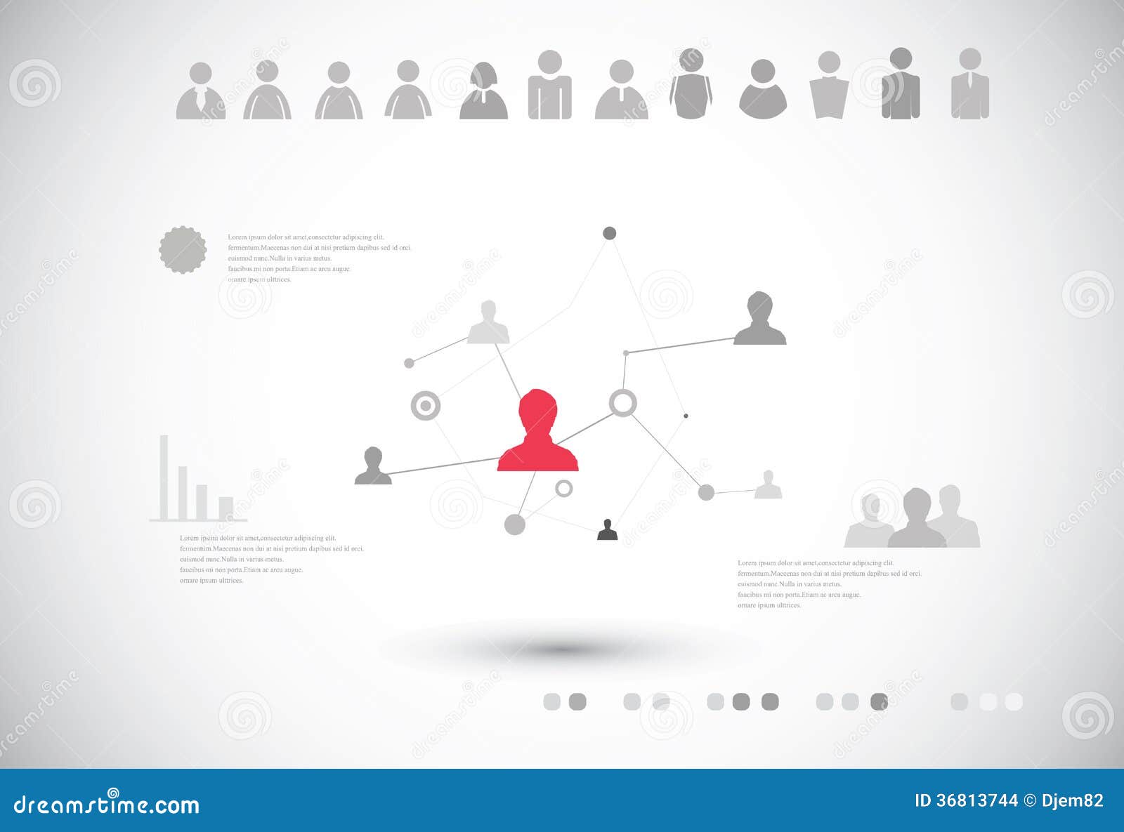 Human connection stock vector. Illustration of colour - 36813744