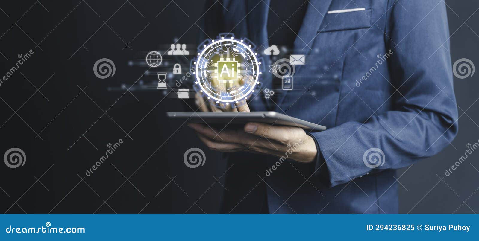 Human Connection and Artificial Intelligence (Ai) Concept, Artificial ...