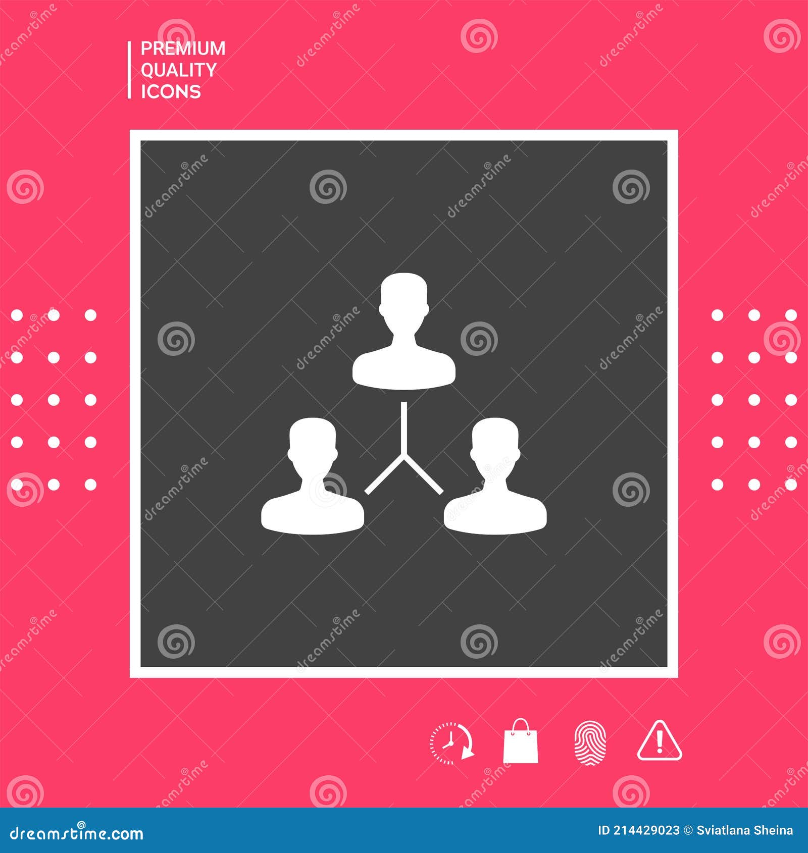 Human Connection Symbol. Graphic Elements for Your Design Stock ...