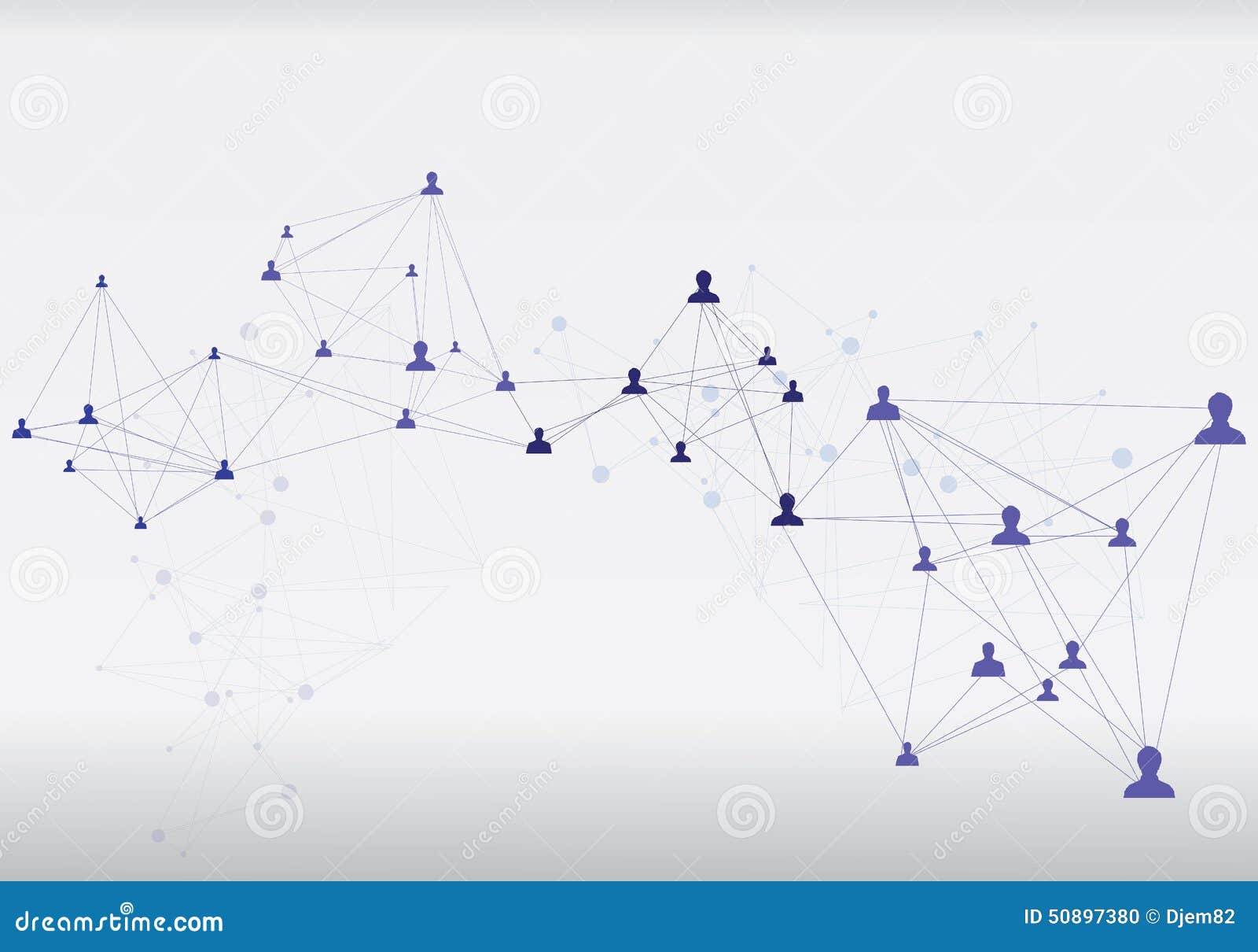 Human Connections stock vector. Illustration of communication - 50897380