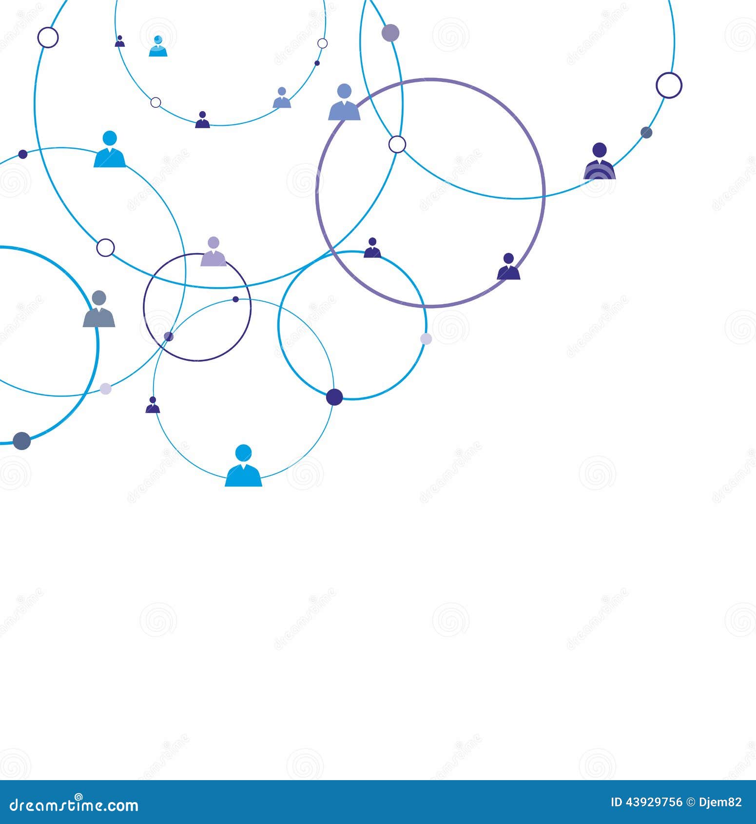 Human Connections stock vector. Illustration of group - 43929756