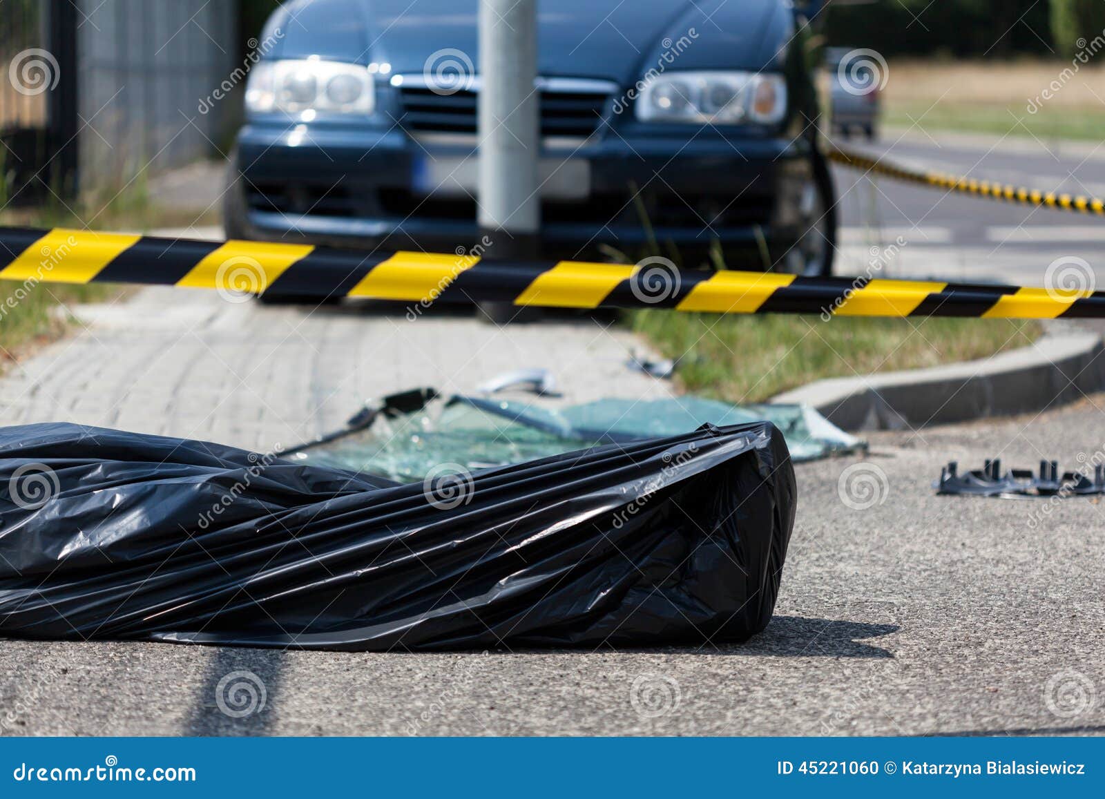 Human Corpse on the Accident Area Stock Photo - Image of human, danger ...