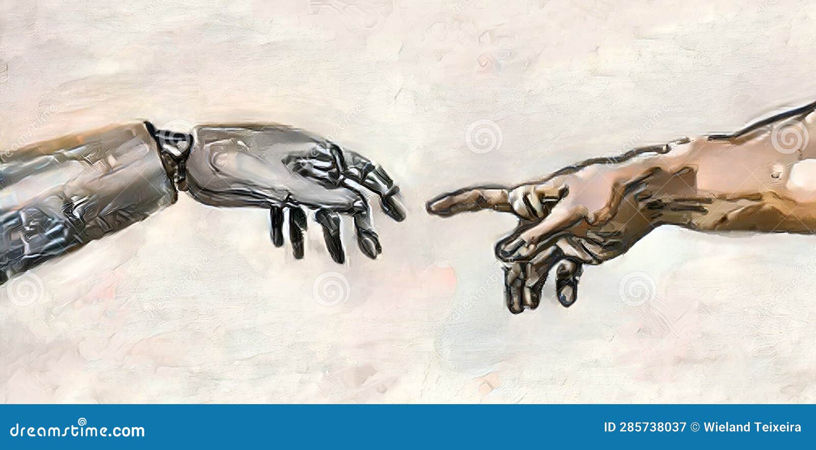 Michael Angelo Buonarroti, Vintage Illustration | CartoonDealer.com ...