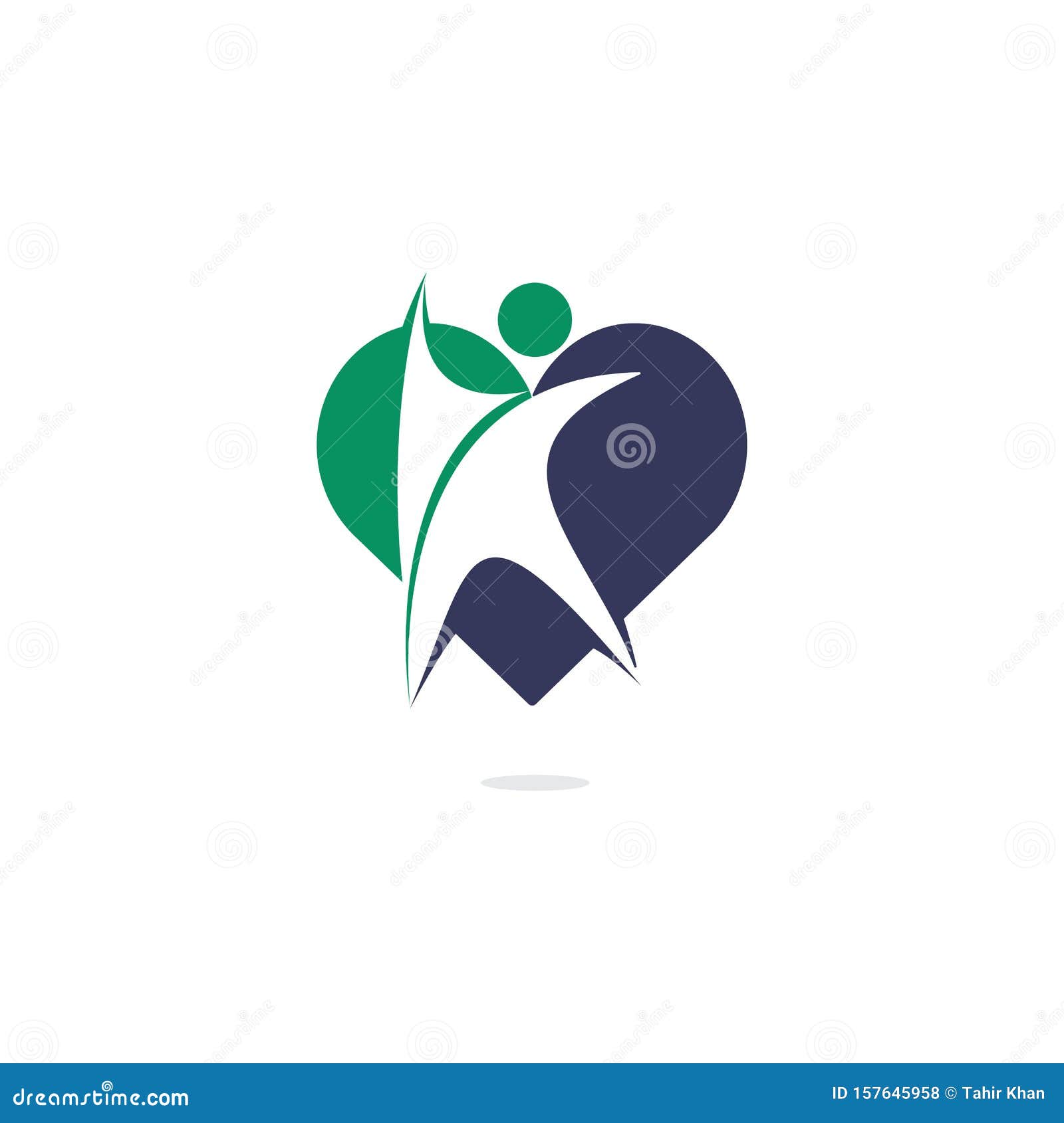 Human Creative Logo Design. Stock Vector - Illustration of ecology ...