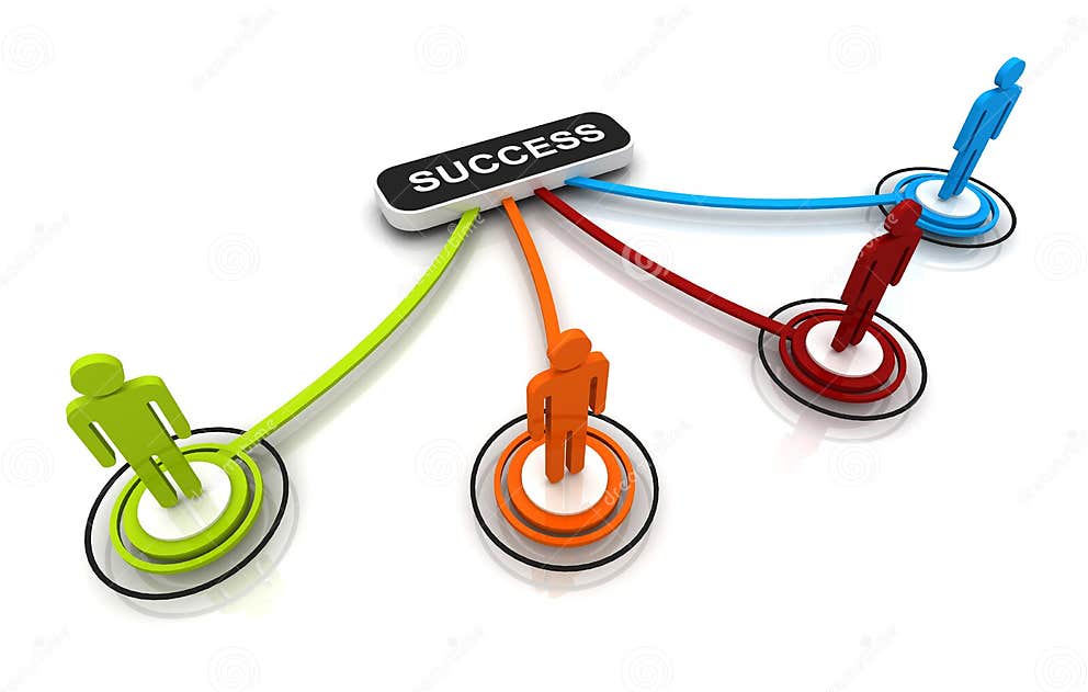 Human 3D Model Connection Link Organization Chart Stock Illustration ...