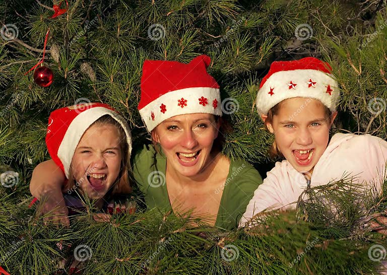 Human Decoration on Christmass Tree Stock Image - Image of concept ...