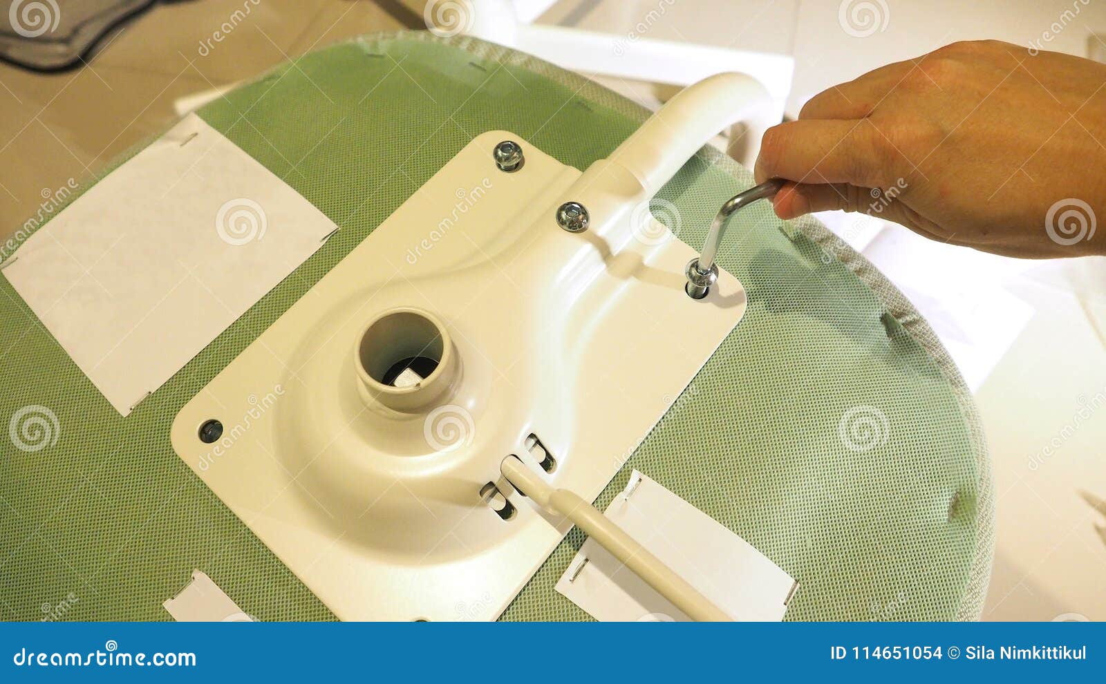 How To and Assembly Process of the Modern Chair Stock Photo - Image of ...