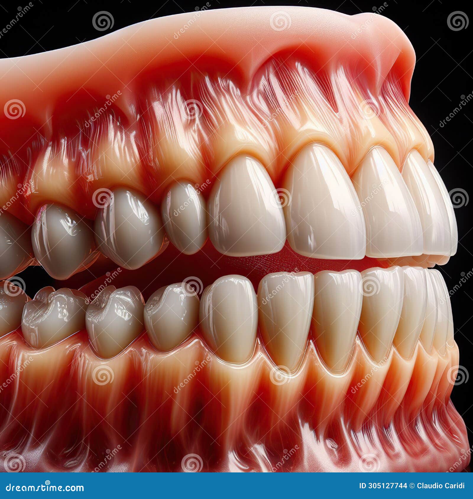Human Denture, Veneer, Teeth Crown Silhouette Icon Set. Dental ...