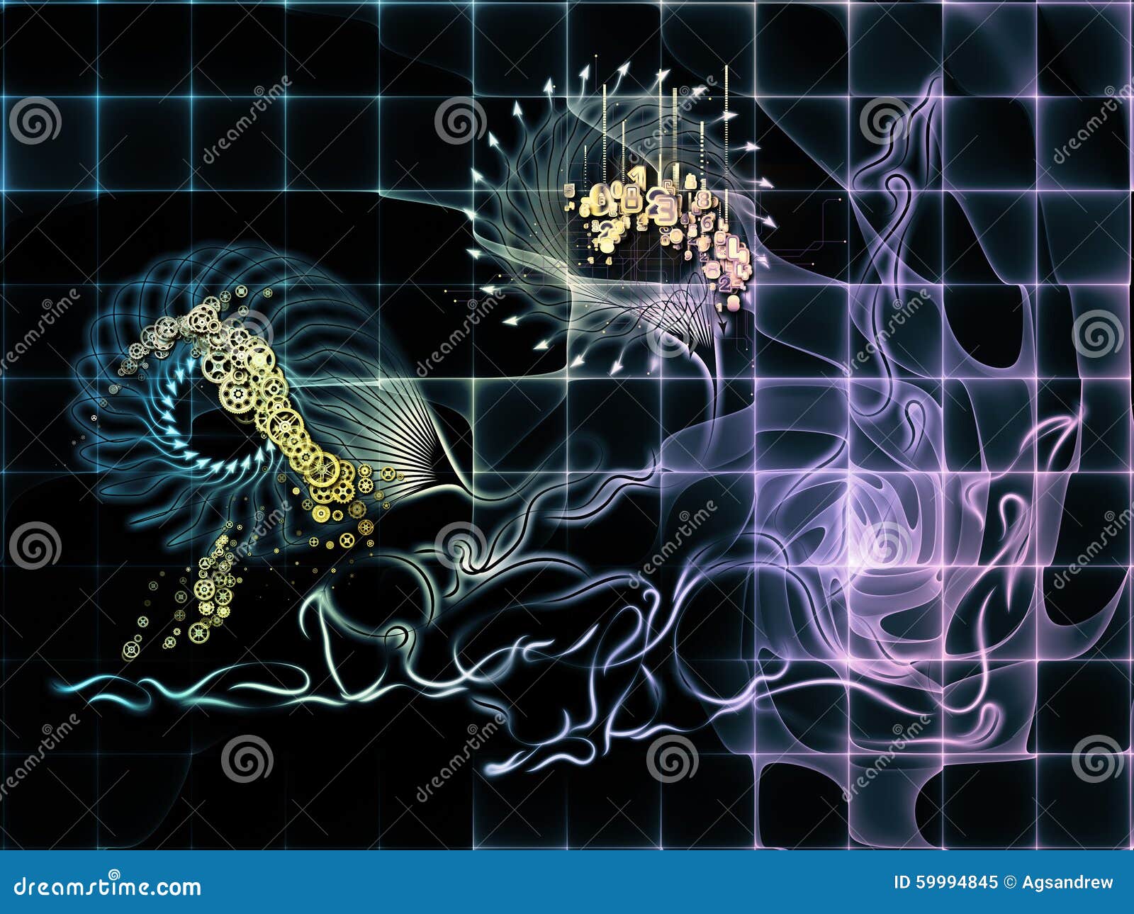 Human Design stock illustration. Illustration of gear - 59994845