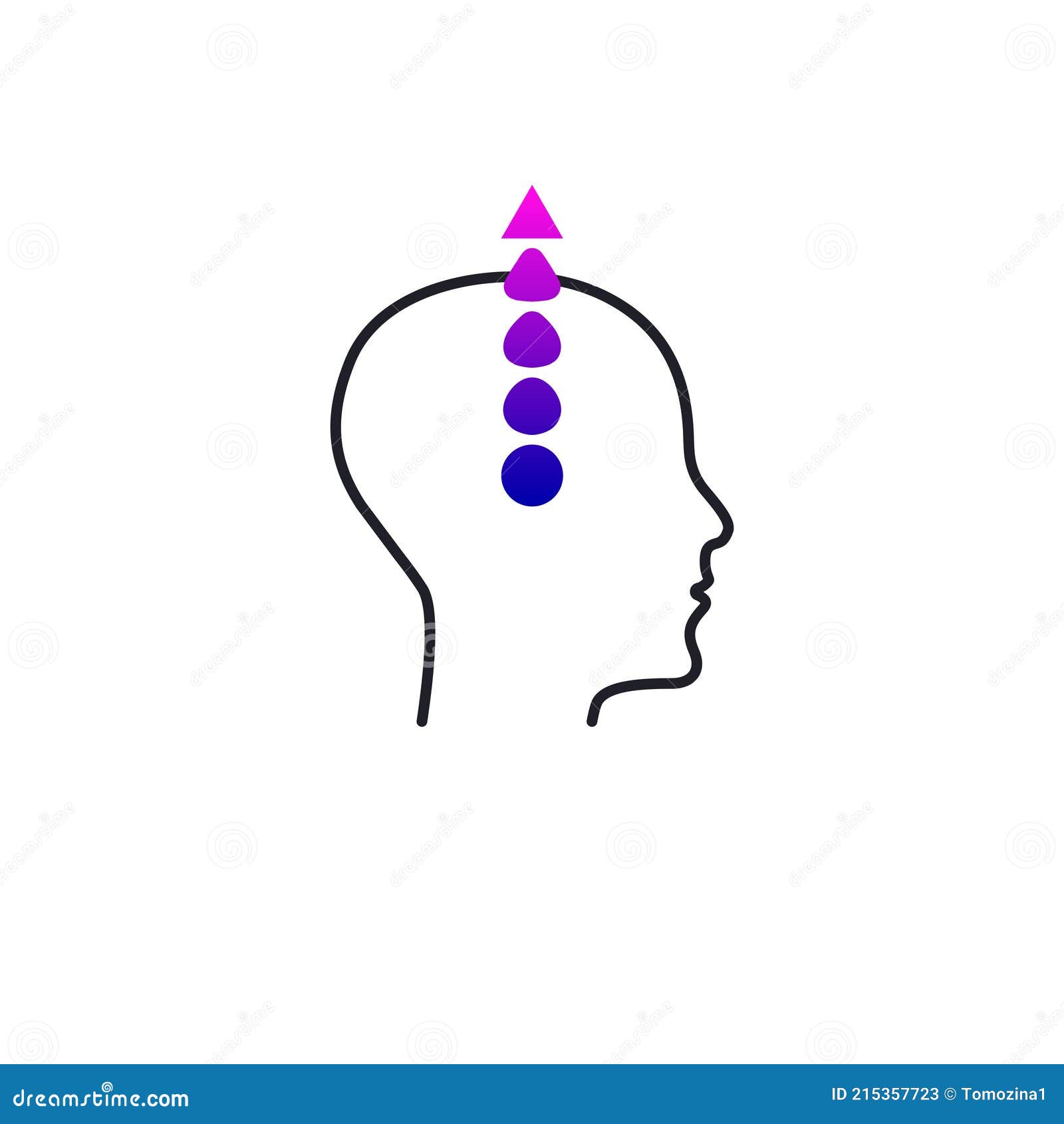 Human development icon stock vector. Illustration of creativity - 215357723