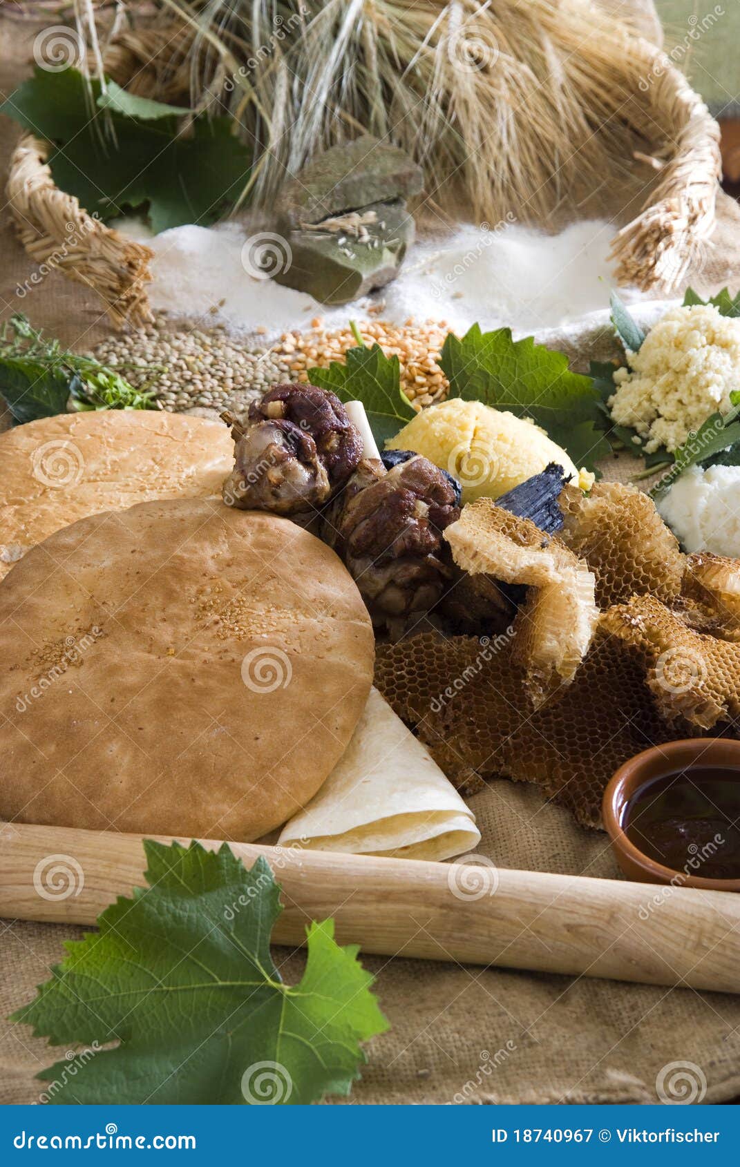 Human Diet in the Stone Age Stock Image - Image of honey, stone: 18740967