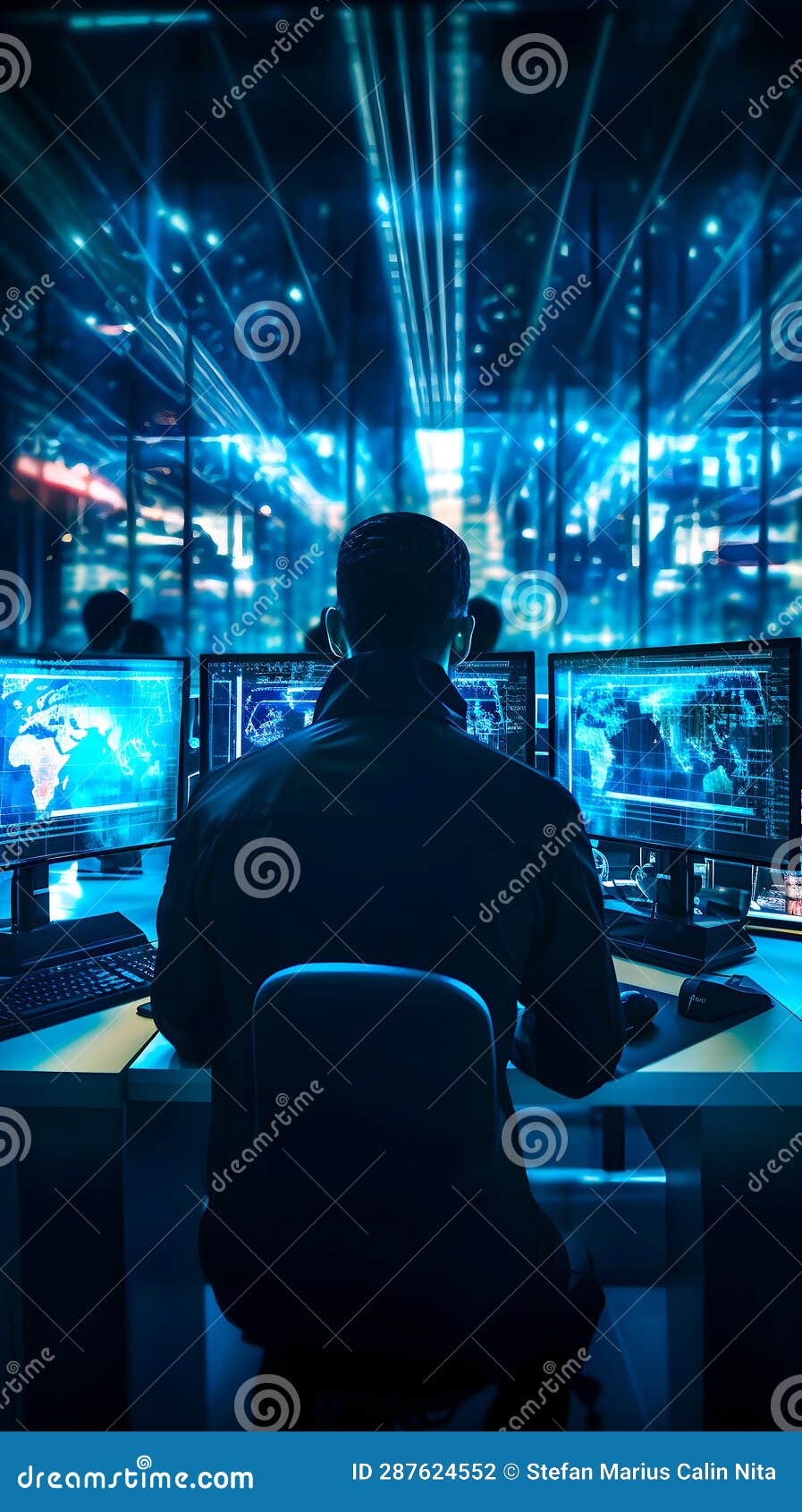 Fortifying The Digital Landscape: Empowering Business And Internet Stock Photo | CartoonDealer ...