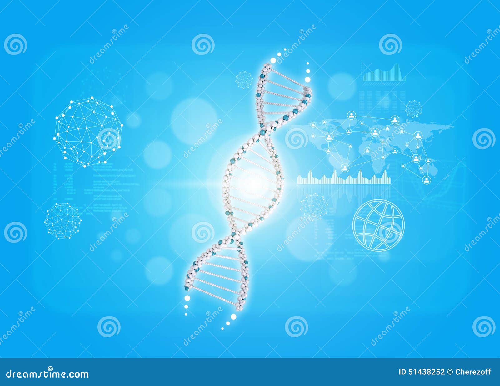 Human Dna Background World Map Graph Stock Illustrations – 10 Human Dna ...