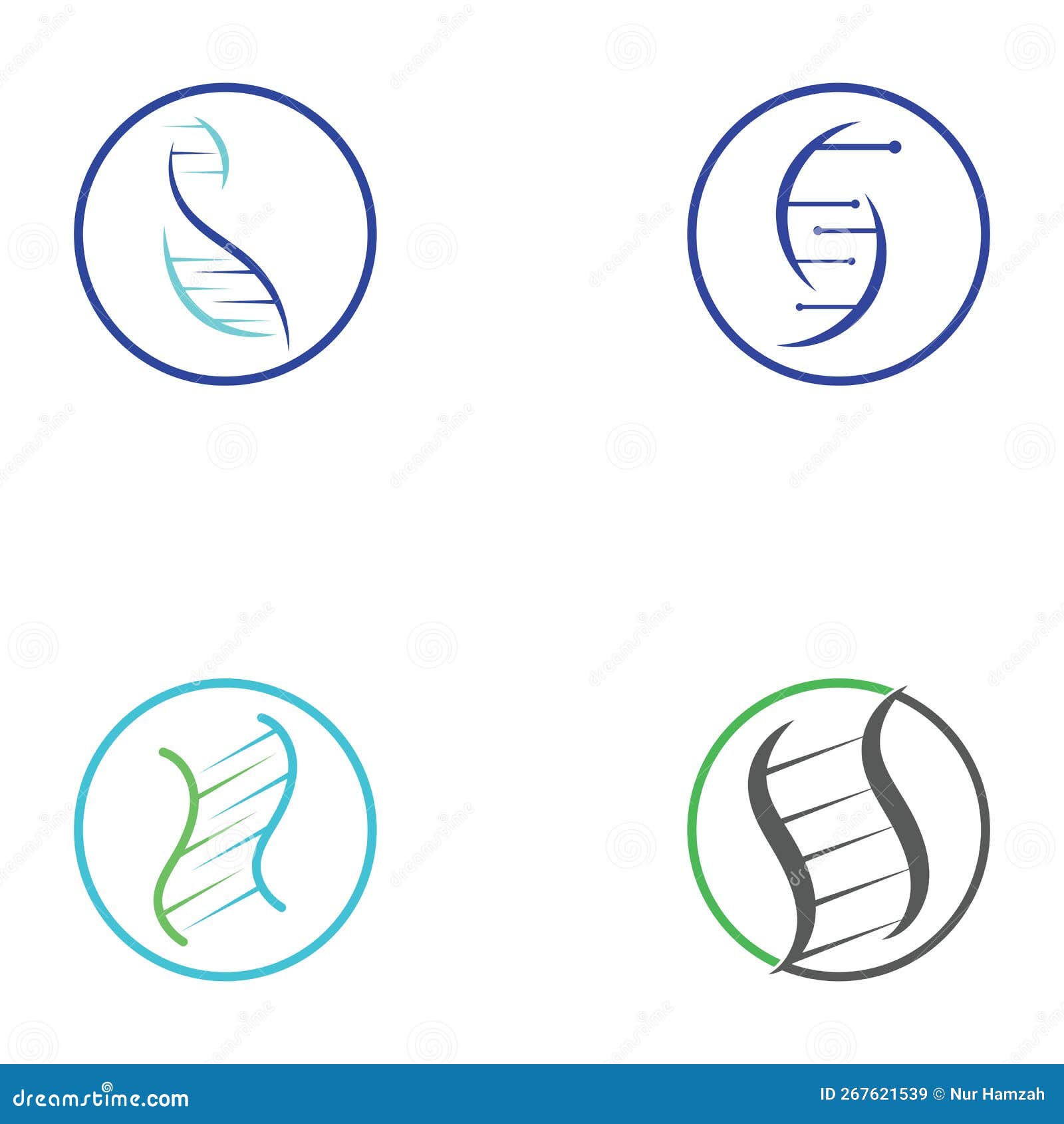 Human DNA element logo stock vector. Illustration of gene - 267621539