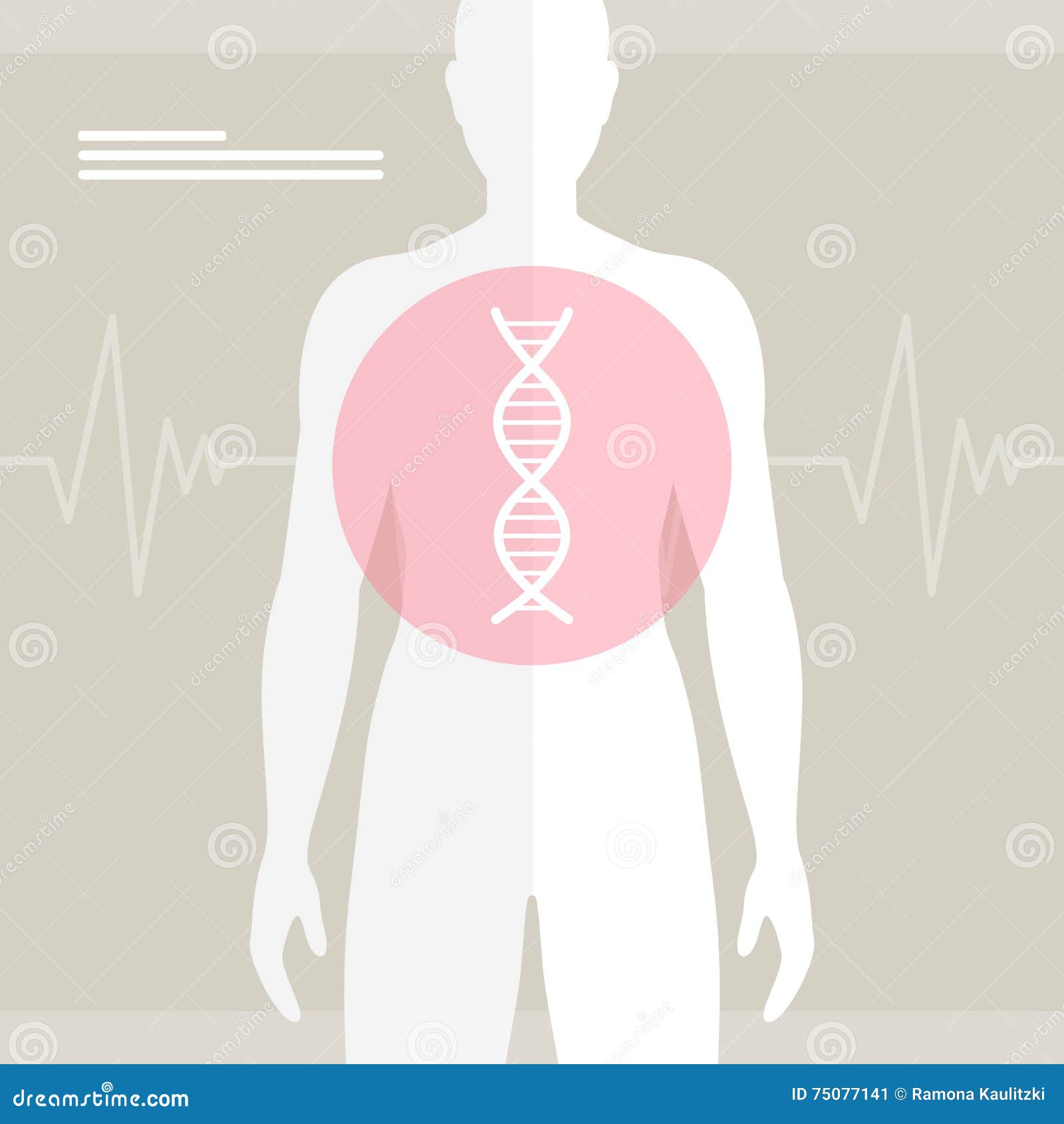 Human DNA stock illustration. Illustration of chemical - 75077141