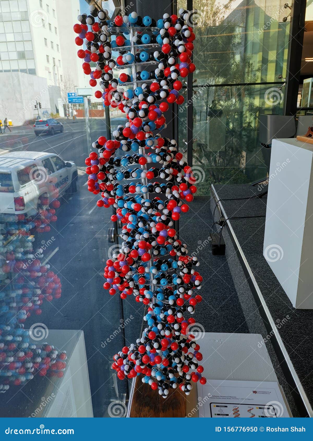 Human DNA model artificial editorial image. Image of artificial - 156776950