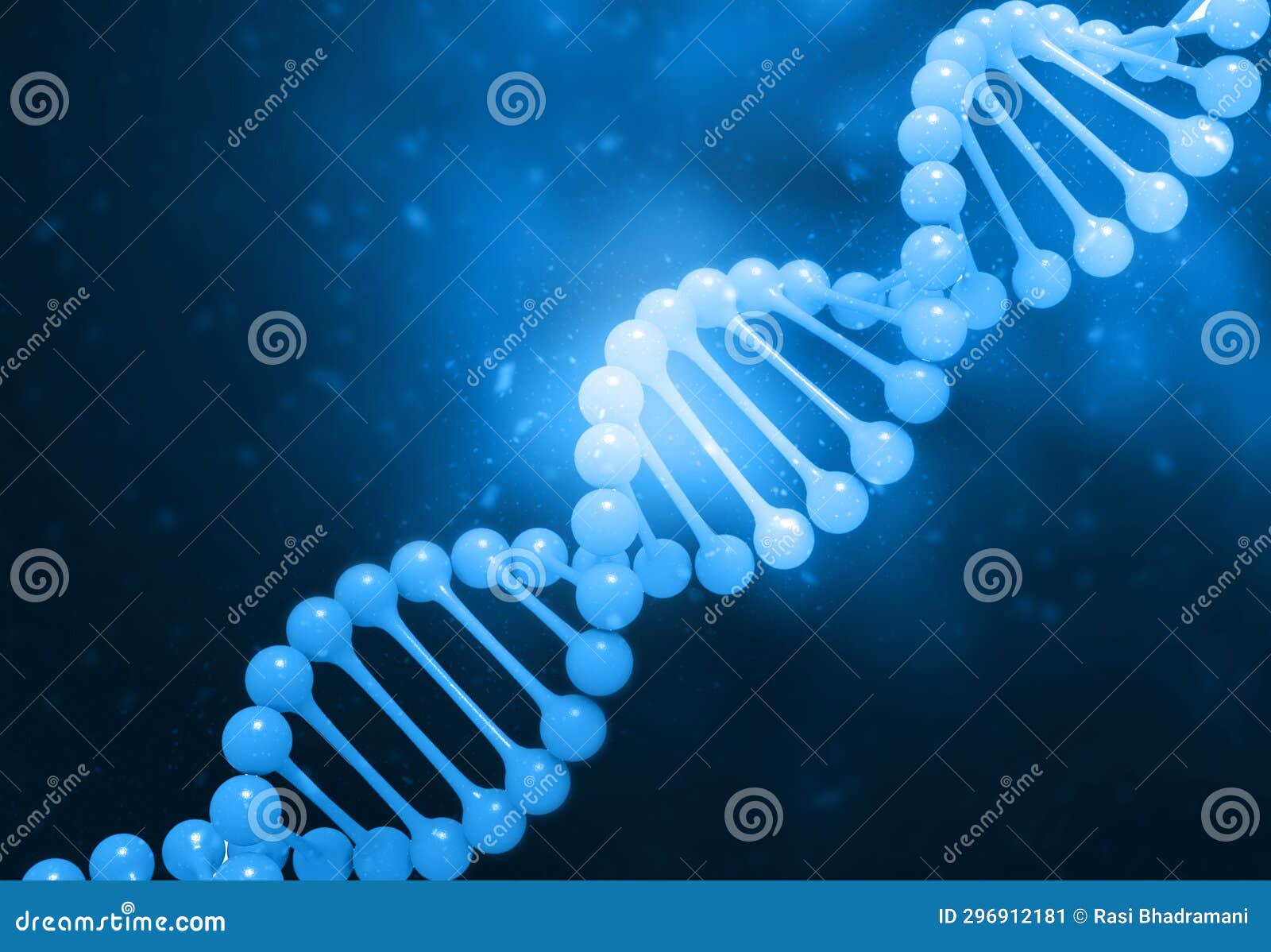 Human DNA with Science Background Stock Illustration - Illustration of ...