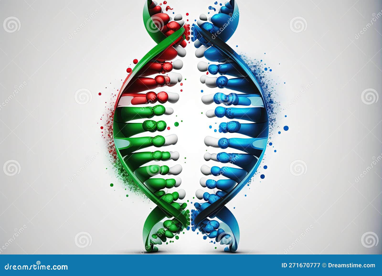 Human DNA Is Shaped Like A Blue Helix Royalty-Free Stock Photography ...