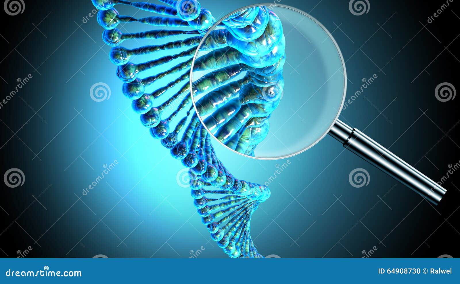 Human dna string stock illustration. Illustration of computer - 64908730