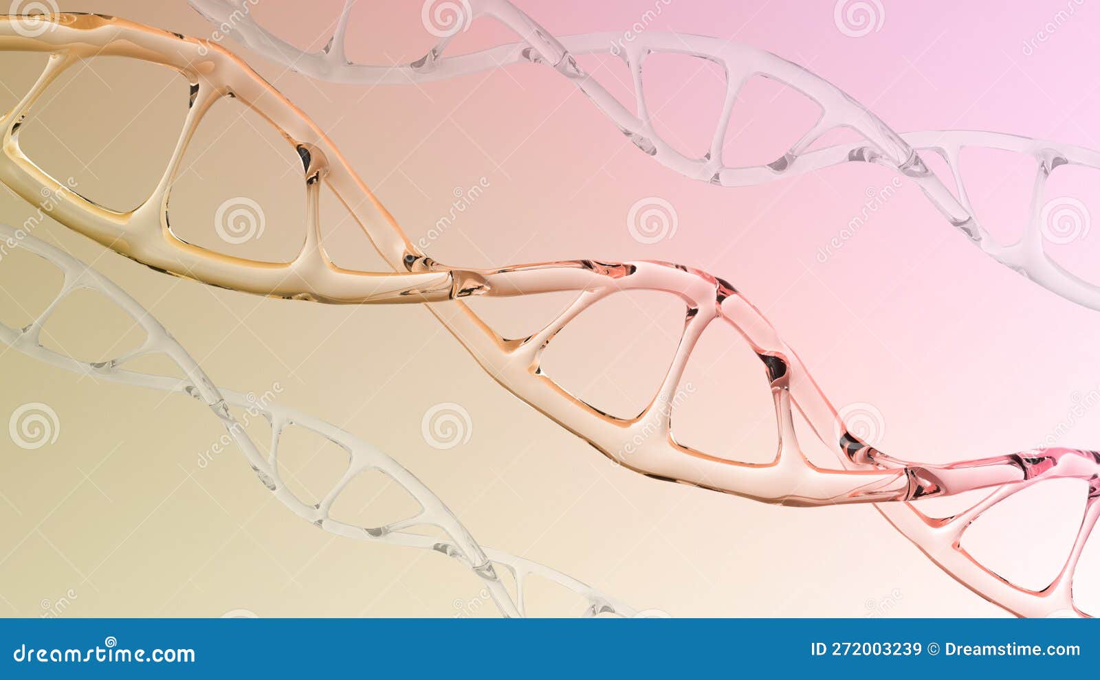 Human Dna Structure with Glass Helix, Deoxyribonucleic Acid on ...