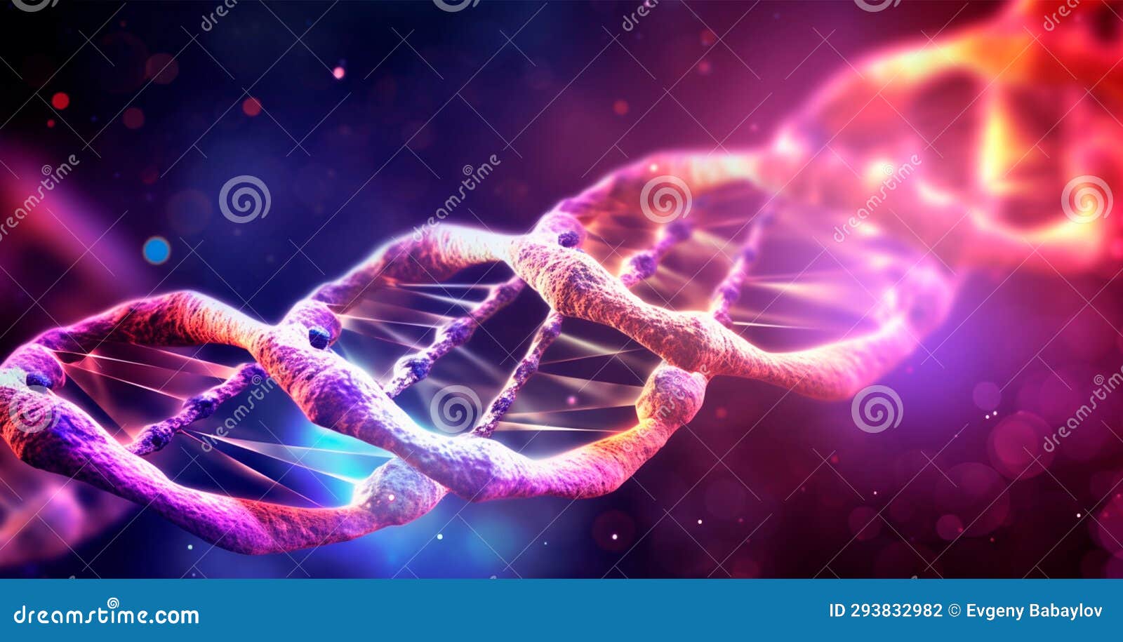 Human DNA Structure, Spiral, Medical Concept - AI Generated Image Stock ...