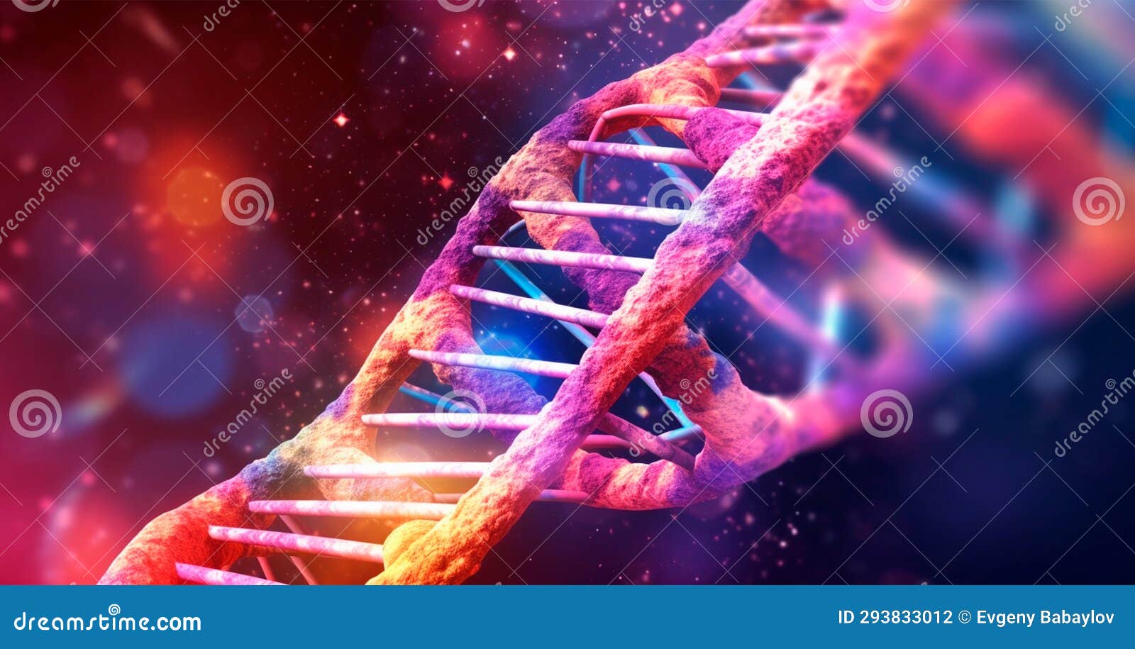 Human DNA Structure, Spiral, Medical Concept - AI Generated Image Stock ...