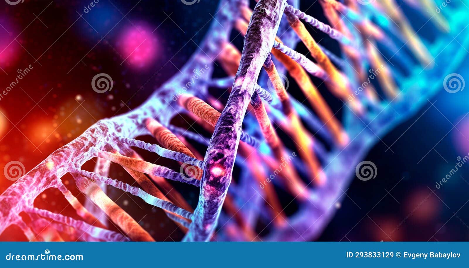 Human DNA Structure, Spiral, Medical Concept - AI Generated Image Stock ...