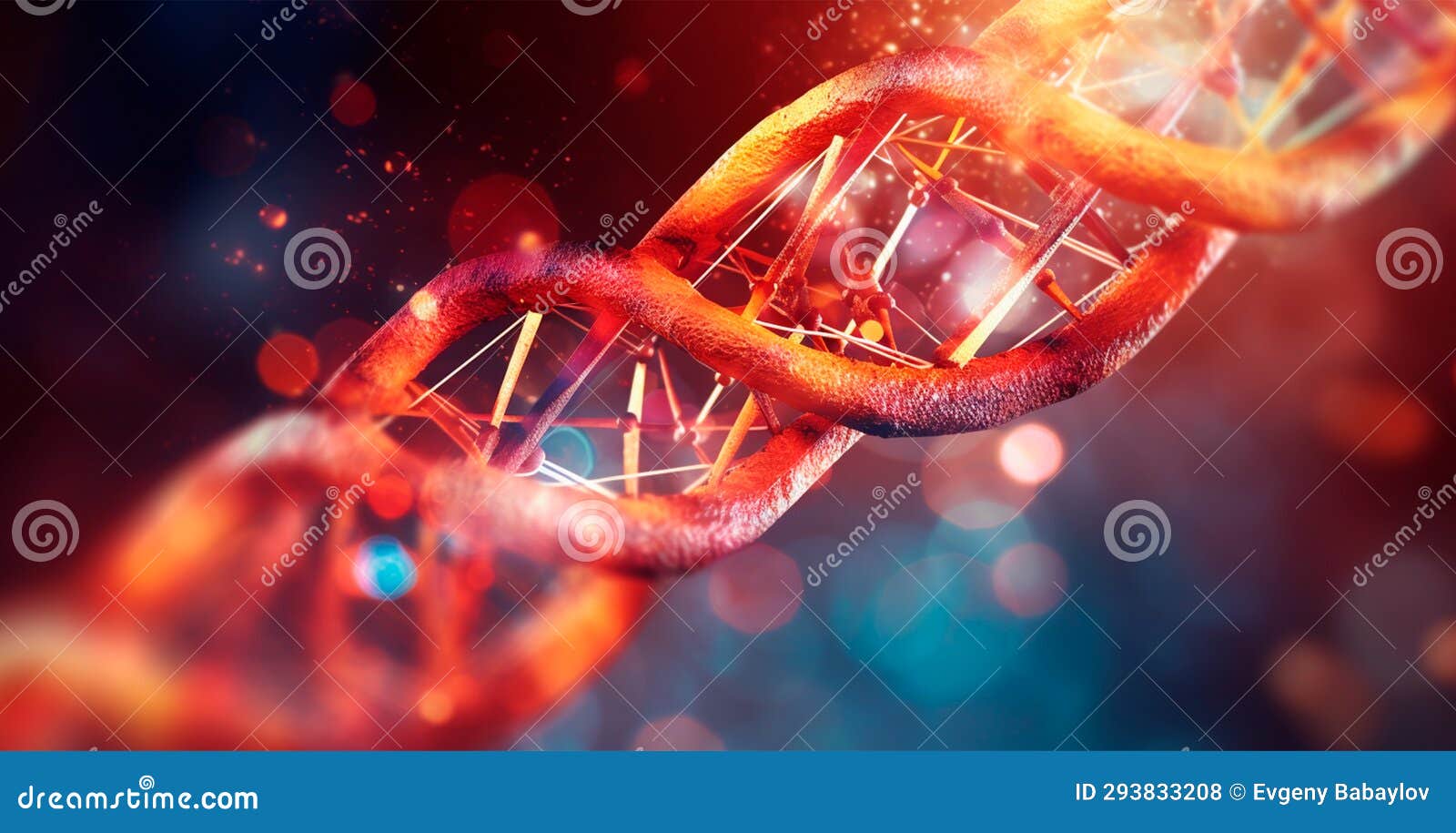 Human DNA Structure, Spiral, Medical Concept - AI Generated Image Stock ...