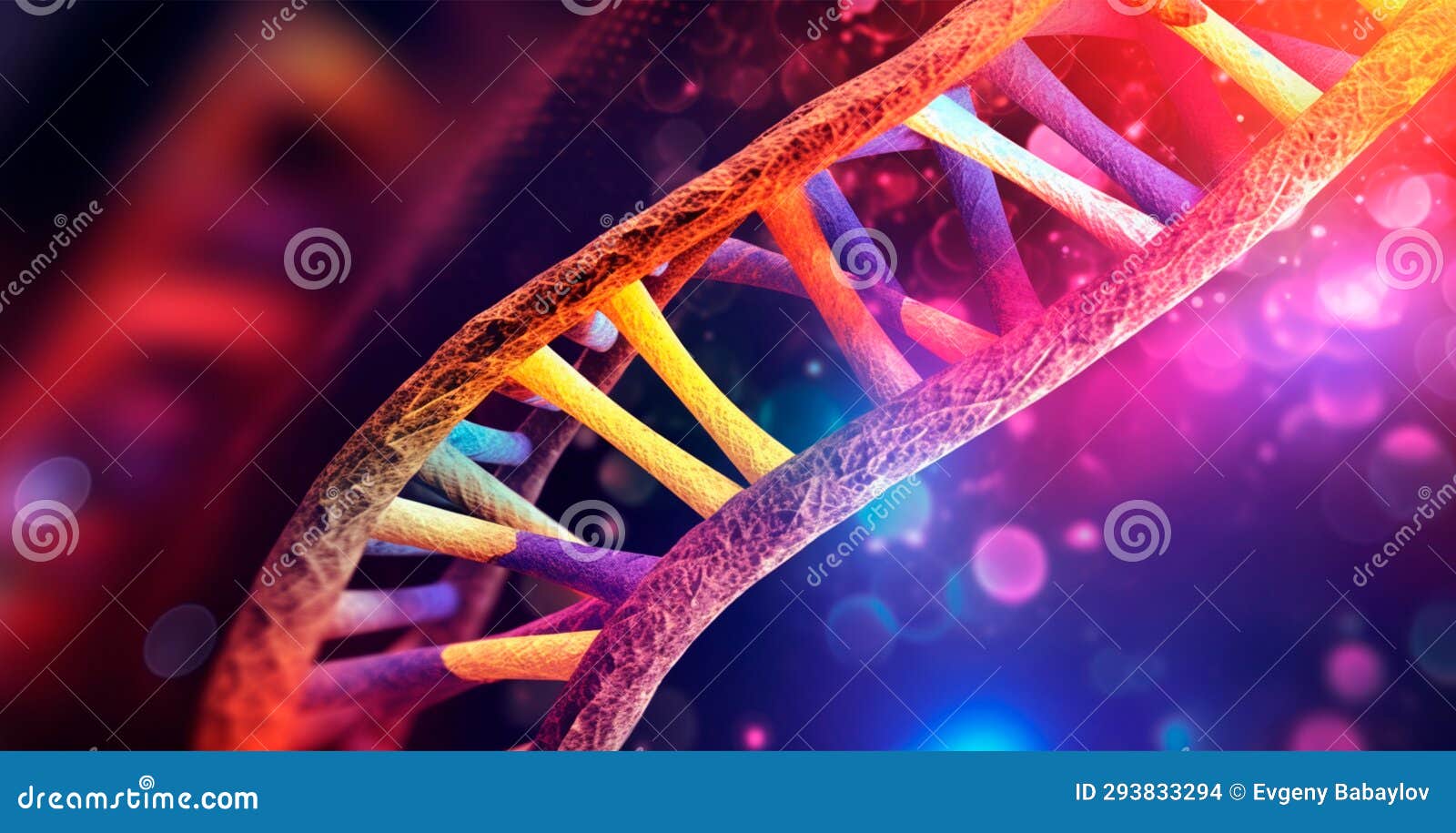 Human DNA Structure, Spiral, Medical Concept - AI Generated Image Stock ...