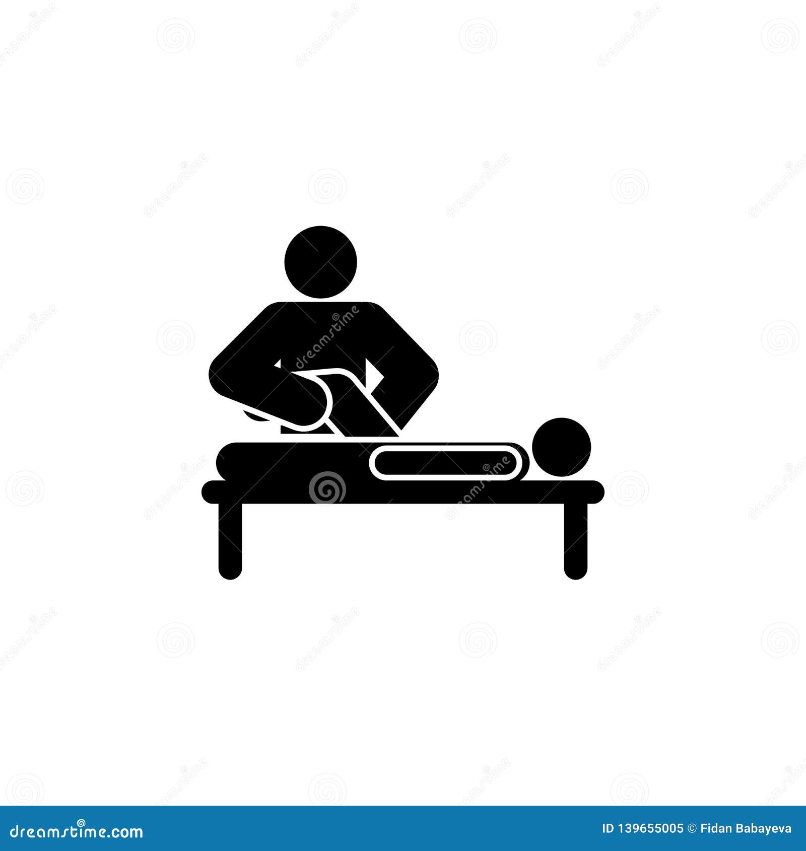 Human Doing Massage Outline Icon Signs And Symbols Can Be Used For Web Logo Mobile App Ui