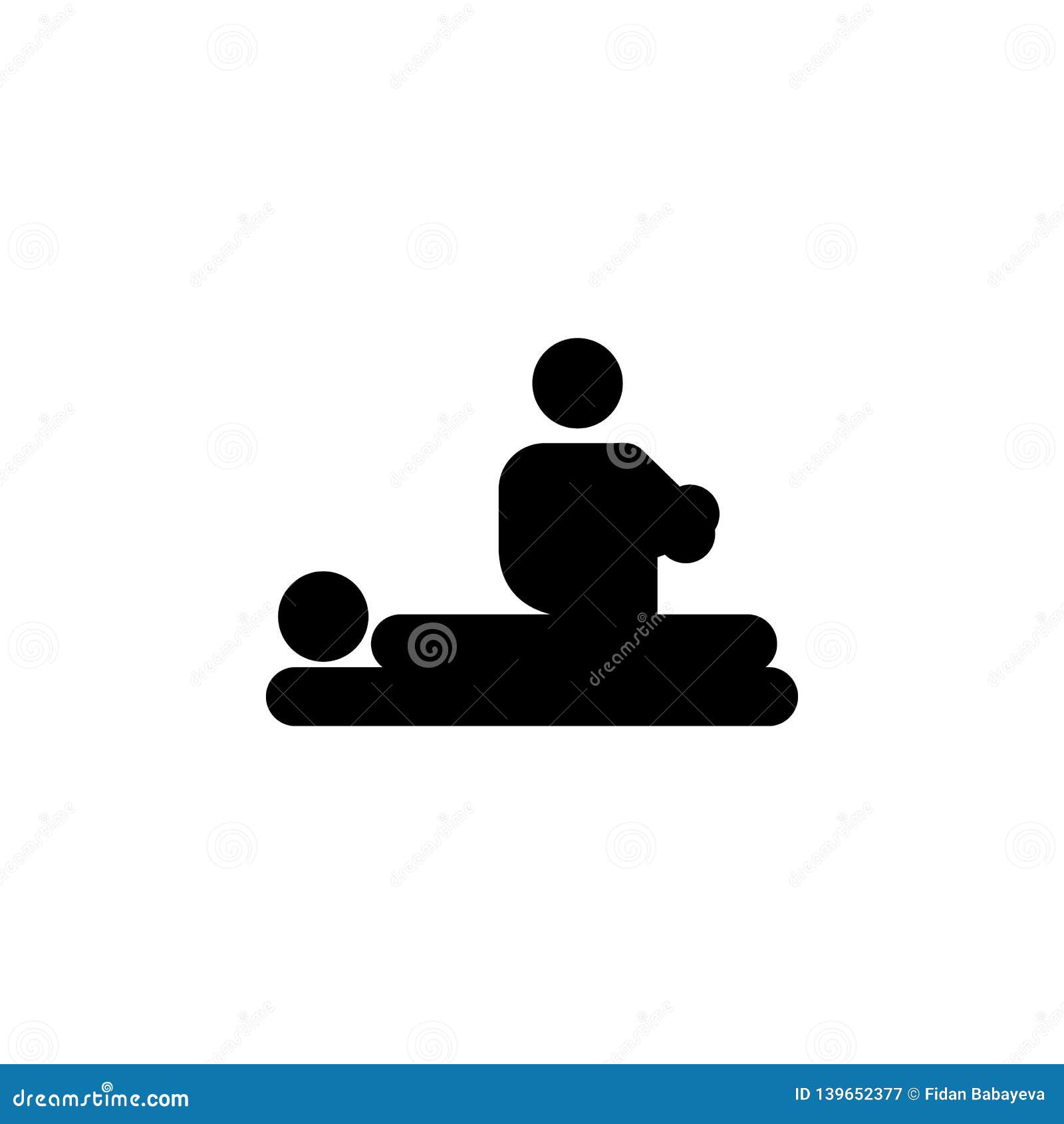 Human Doing Massage Outline Icon Signs And Symbols Can Be Used For Web Logo Mobile App Ui