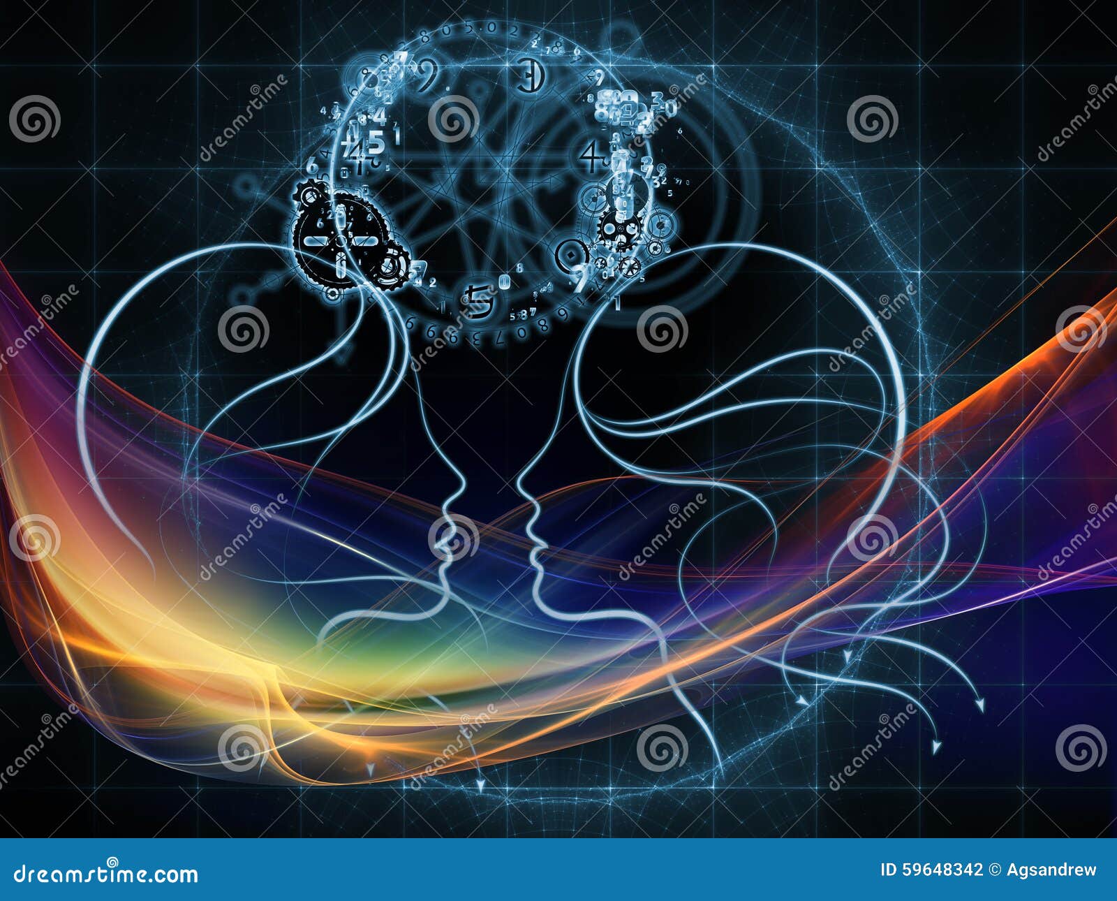 Human Dynamics stock illustration. Illustration of design - 59648342