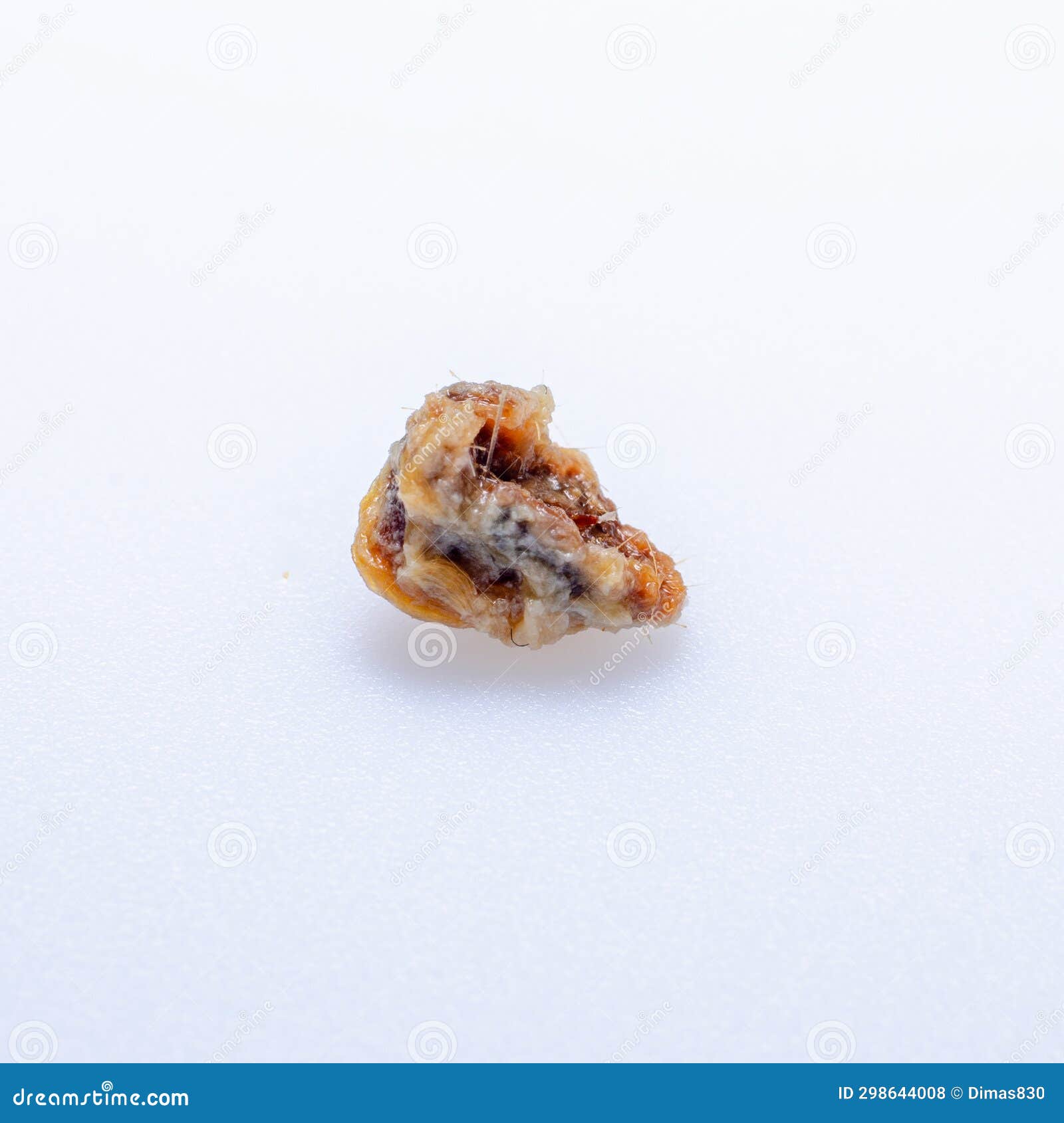 Human Ear Wax on White Background Stock Photo - Image of earwax ...