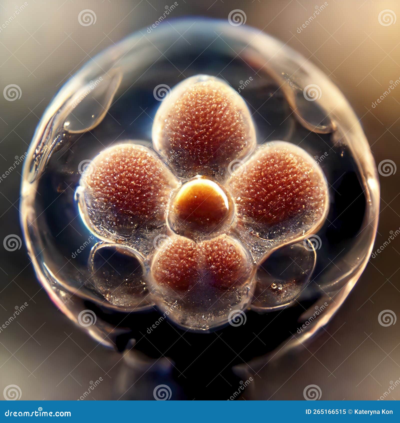 Human embryo, illustration stock illustration. Illustration of cell ...