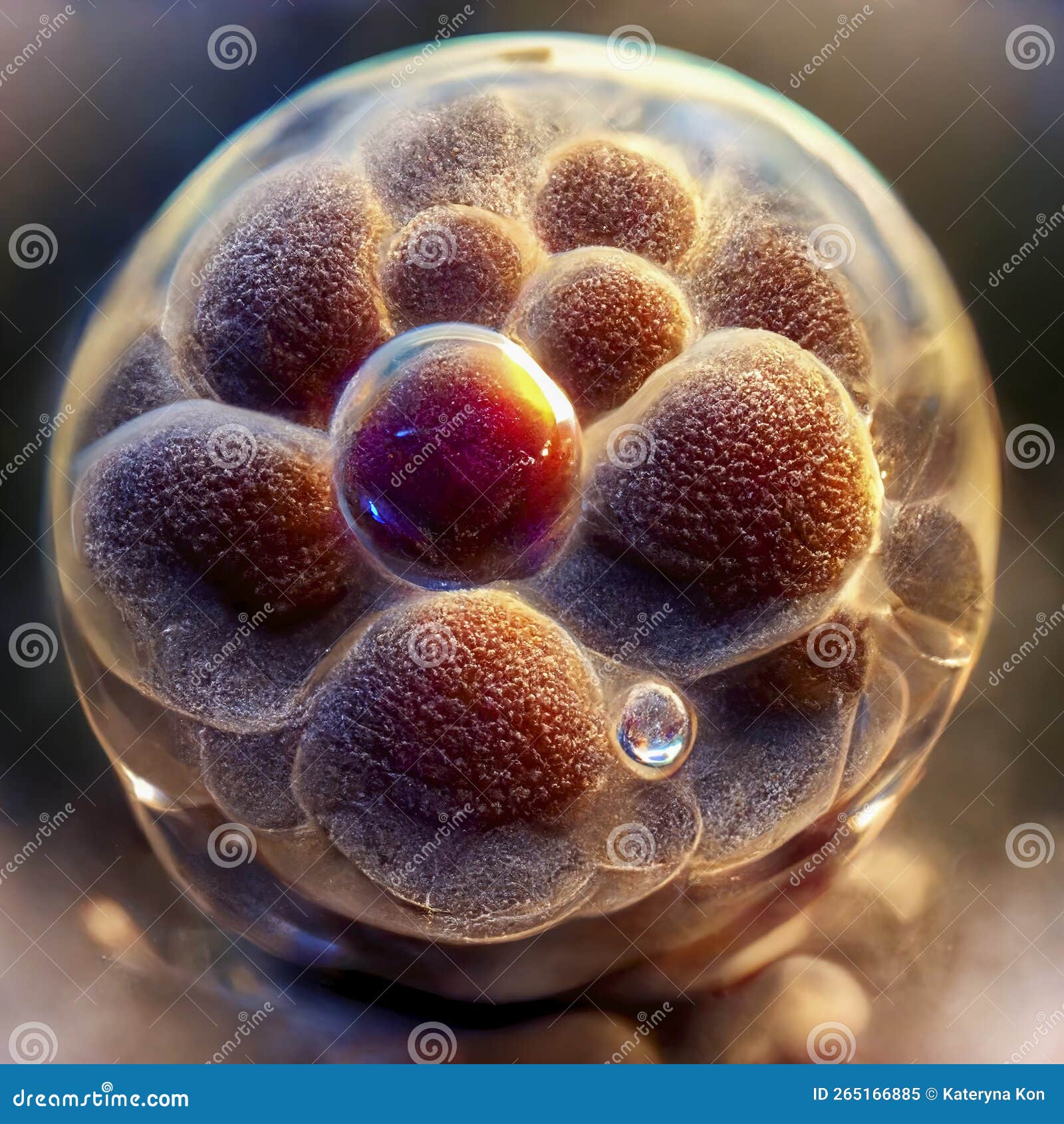 Human embryo, illustration stock illustration. Illustration of cell ...