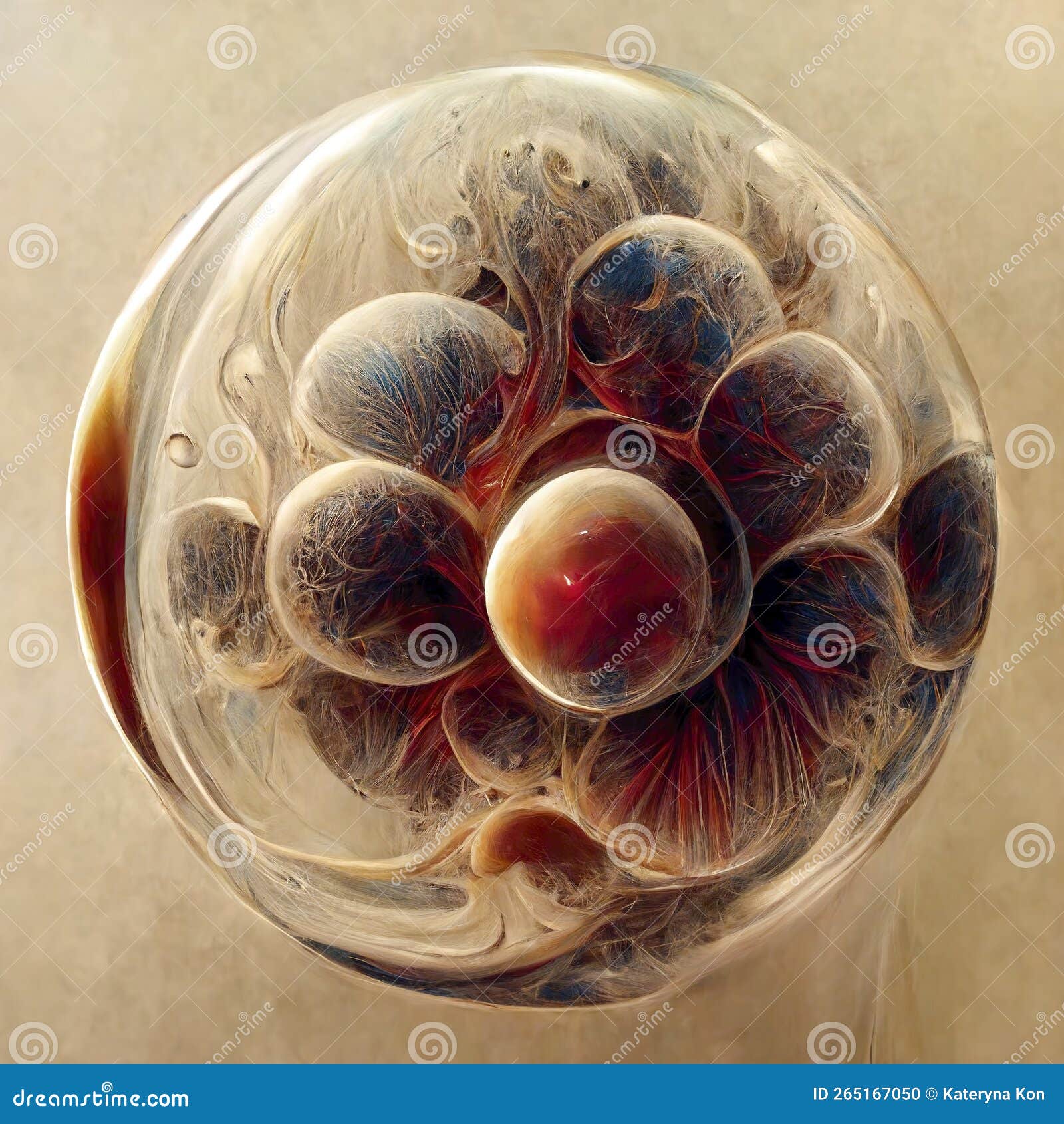 Human embryo, illustration stock illustration. Illustration of ovum ...